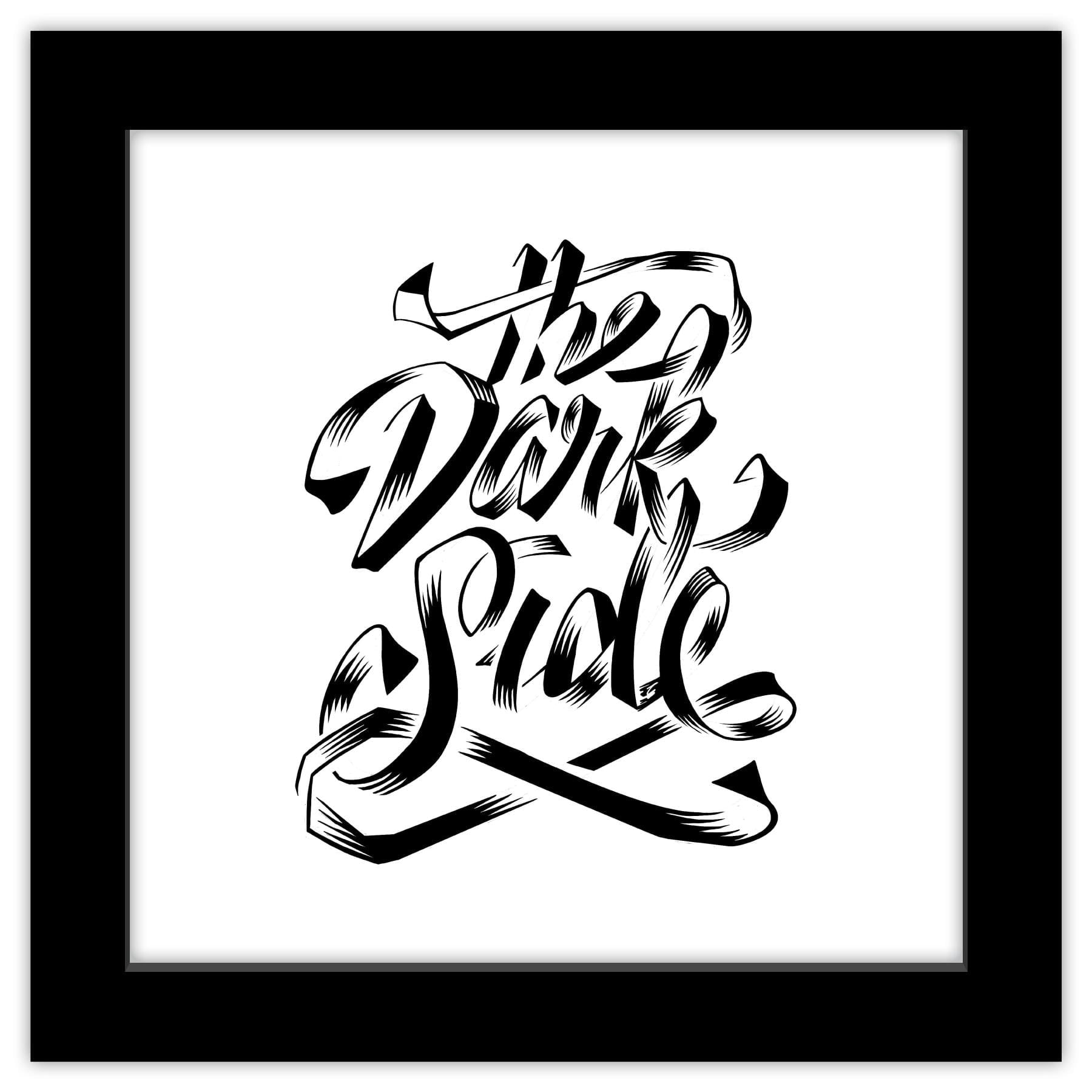 Gallery Pops Star Wars: Obi-Wan Kenobi - The Dark Side Wall Art, Black ...