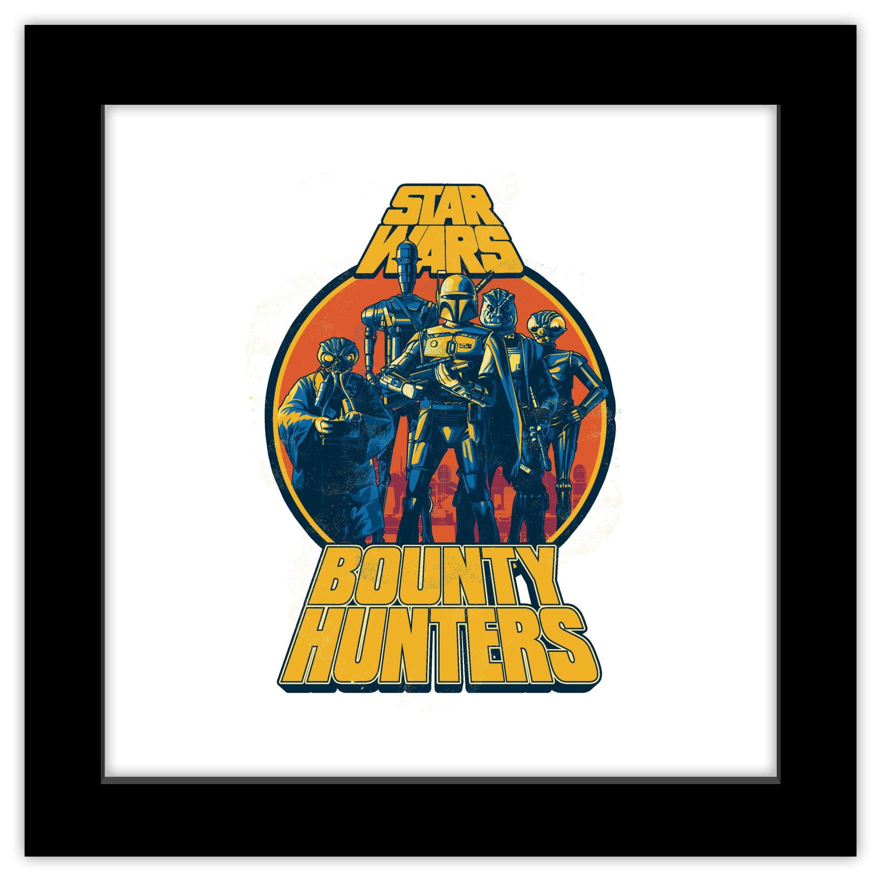 Gallery Pops Star Wars: Saga - Bubble Gum Pop Bounty Hunters Wall Art ...