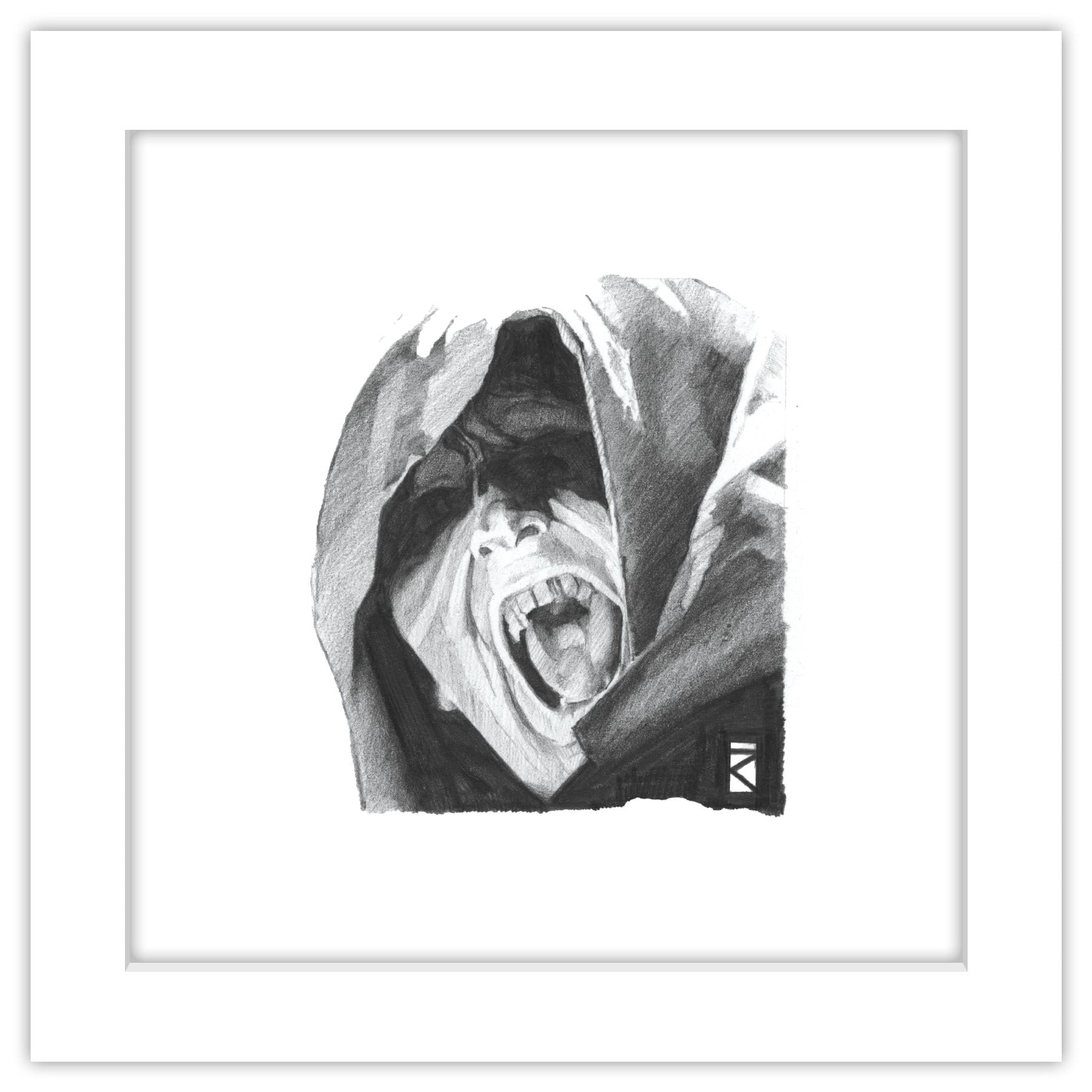 Gallery Pops Star Wars: Saga - Emperor Palpatine Sketch Wall Art, White ...