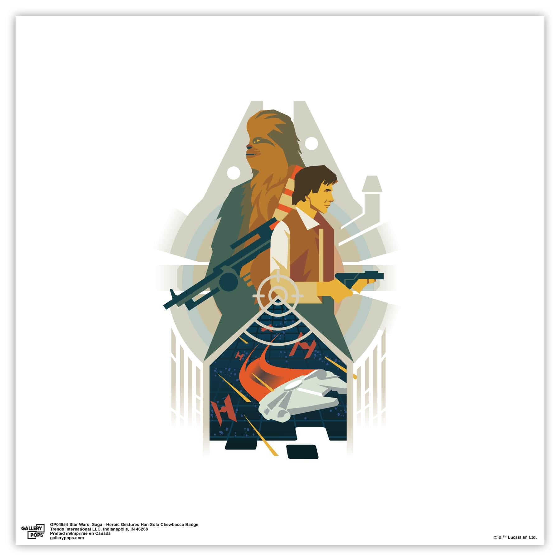 Gallery Pops® Star Wars: Saga - Heroic Gestures Han Solo Chewebacca ...