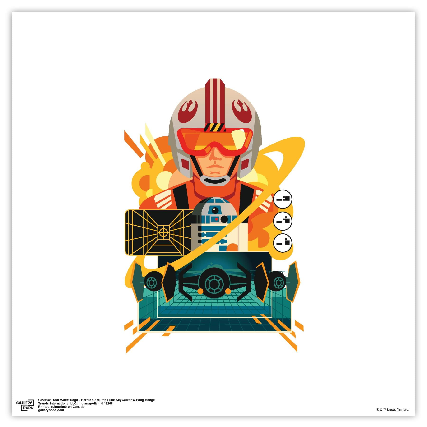 Gallery Pops® Star Wars: Saga -Heroic Gestures Luke Skywalker X-Wing ...