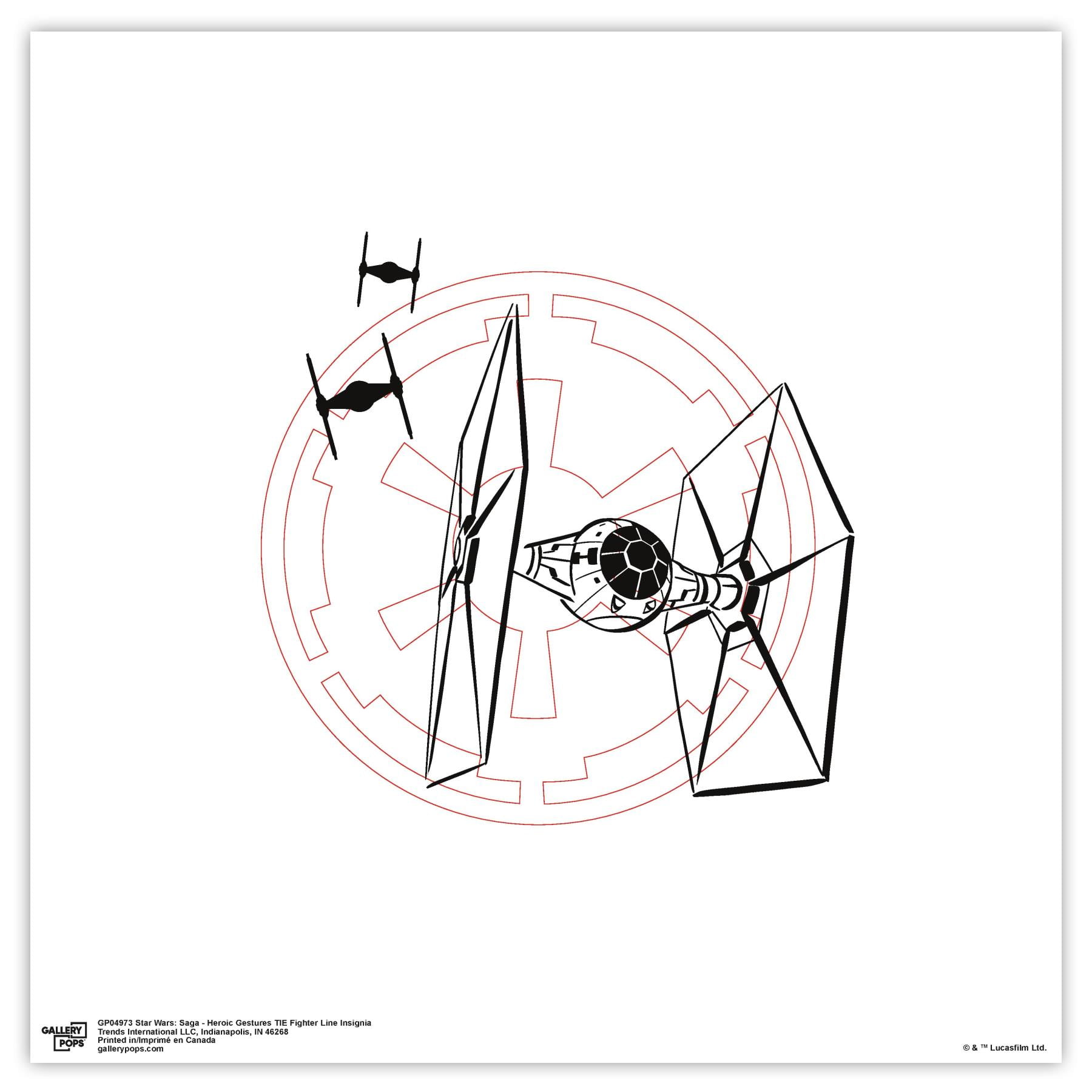 Gallery Pops® Star Wars: Saga - Heroic Gestures TIE Fighter Line ...