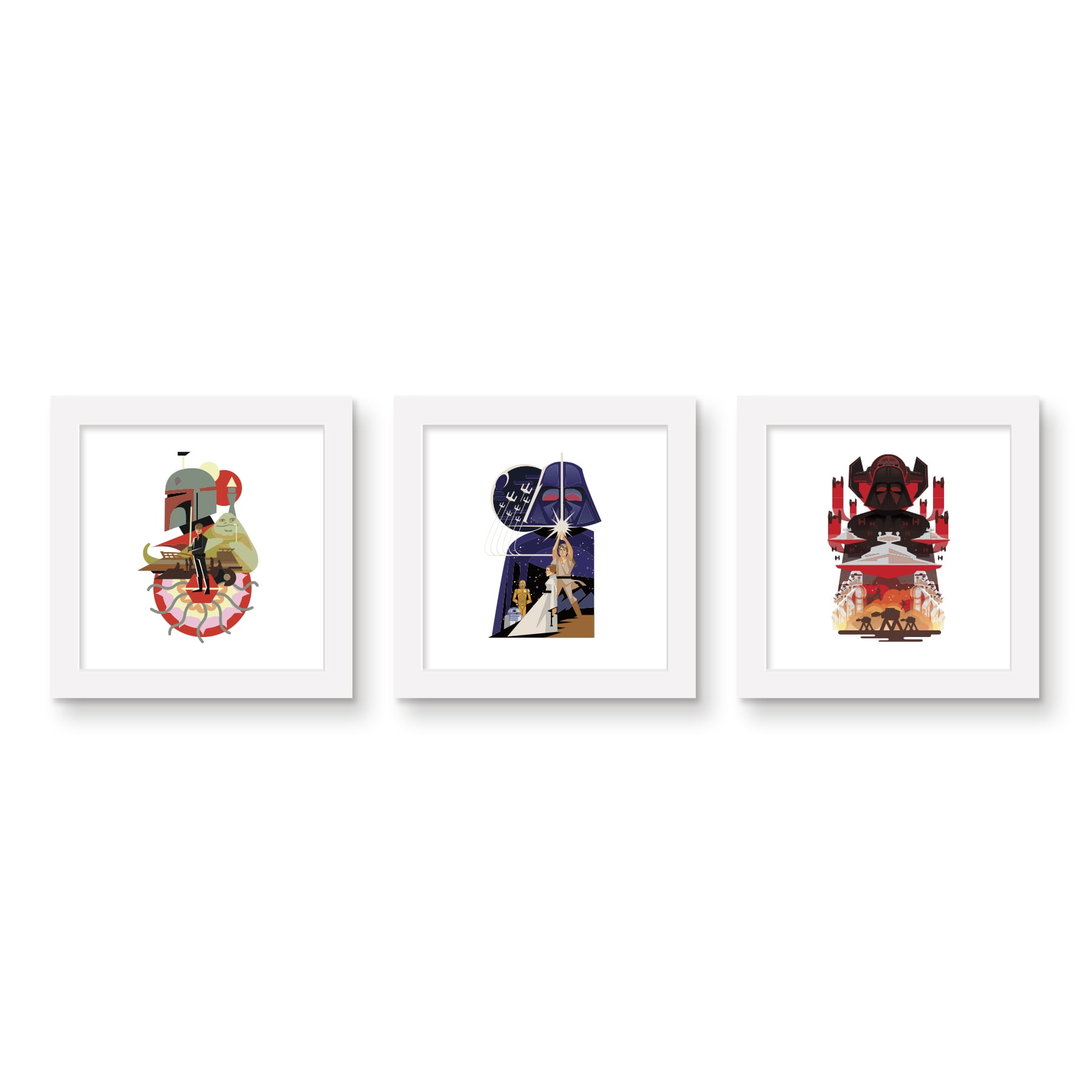 Gallery Pops® Star Wars: Saga - Heroic Gestures Wall Art Bundle (3-Pack ...