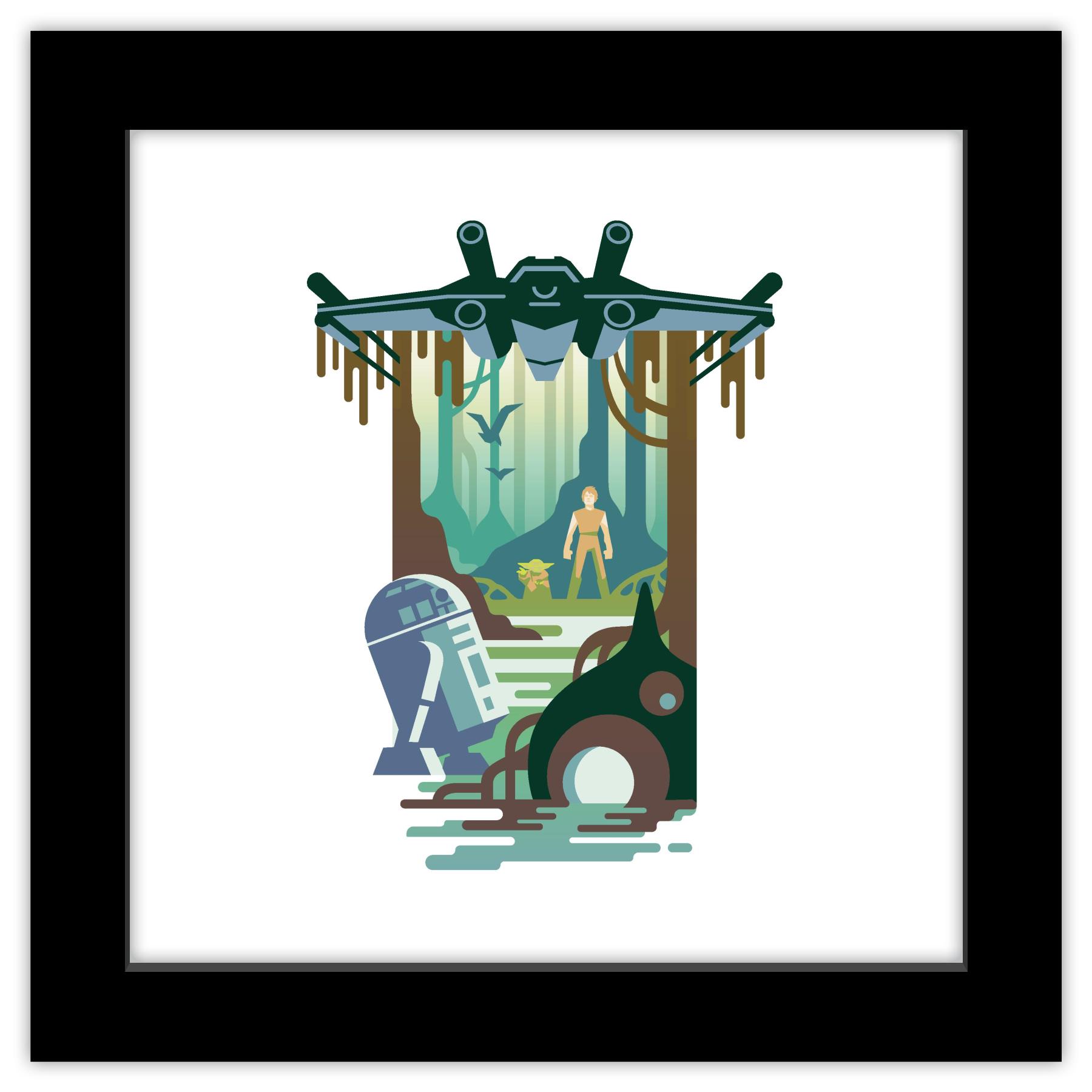 Gallery Pops® Star Wars: Saga - Heroic Gestures Yoda Force Badge Wall ...