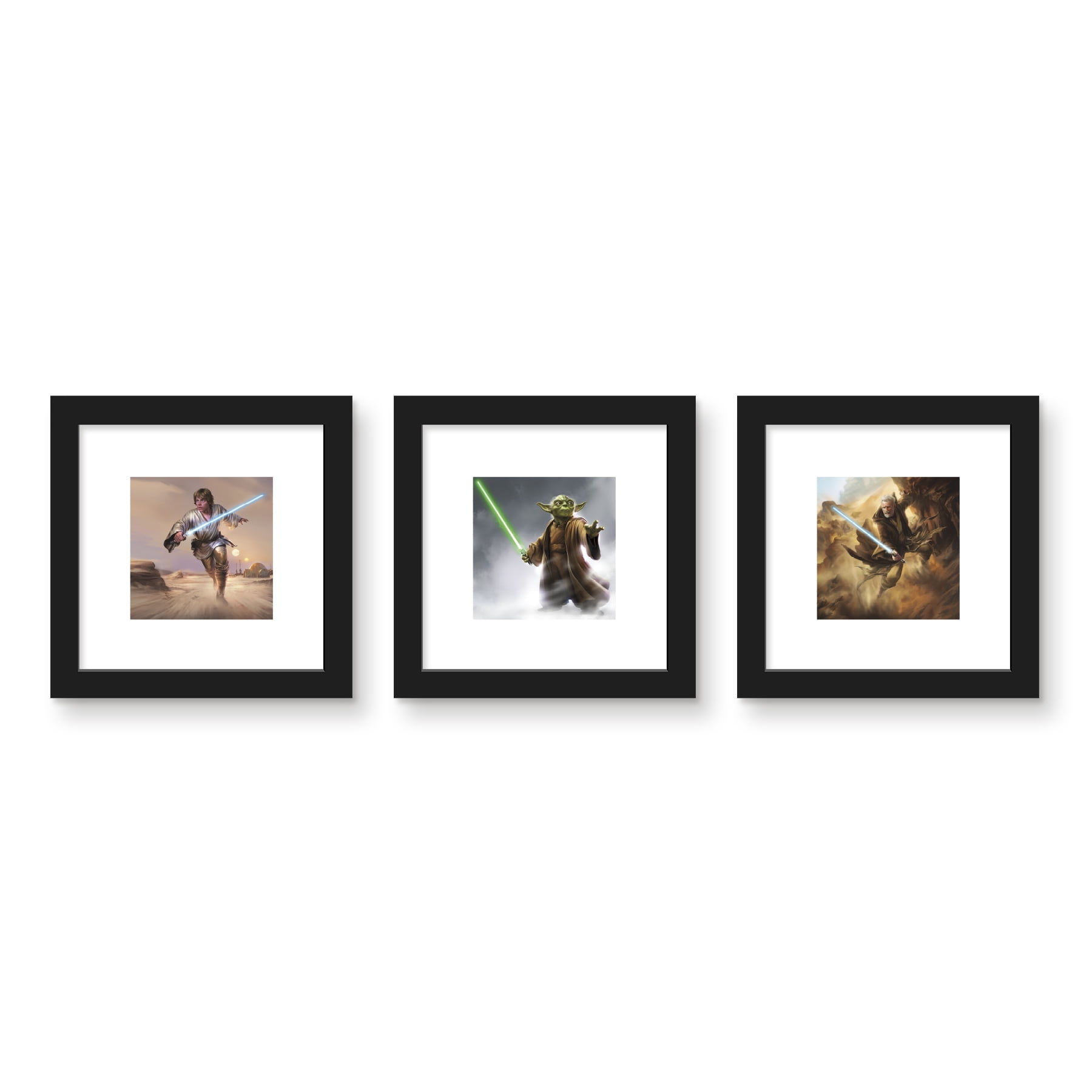 Gallery Pops Star Wars: Saga - Moments Edge Jedi Art Bundle (3-Pack ...