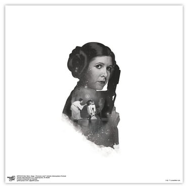 Star Wars: Saga - Princess Leia - Signature Wall Poster with Push Pins ...
