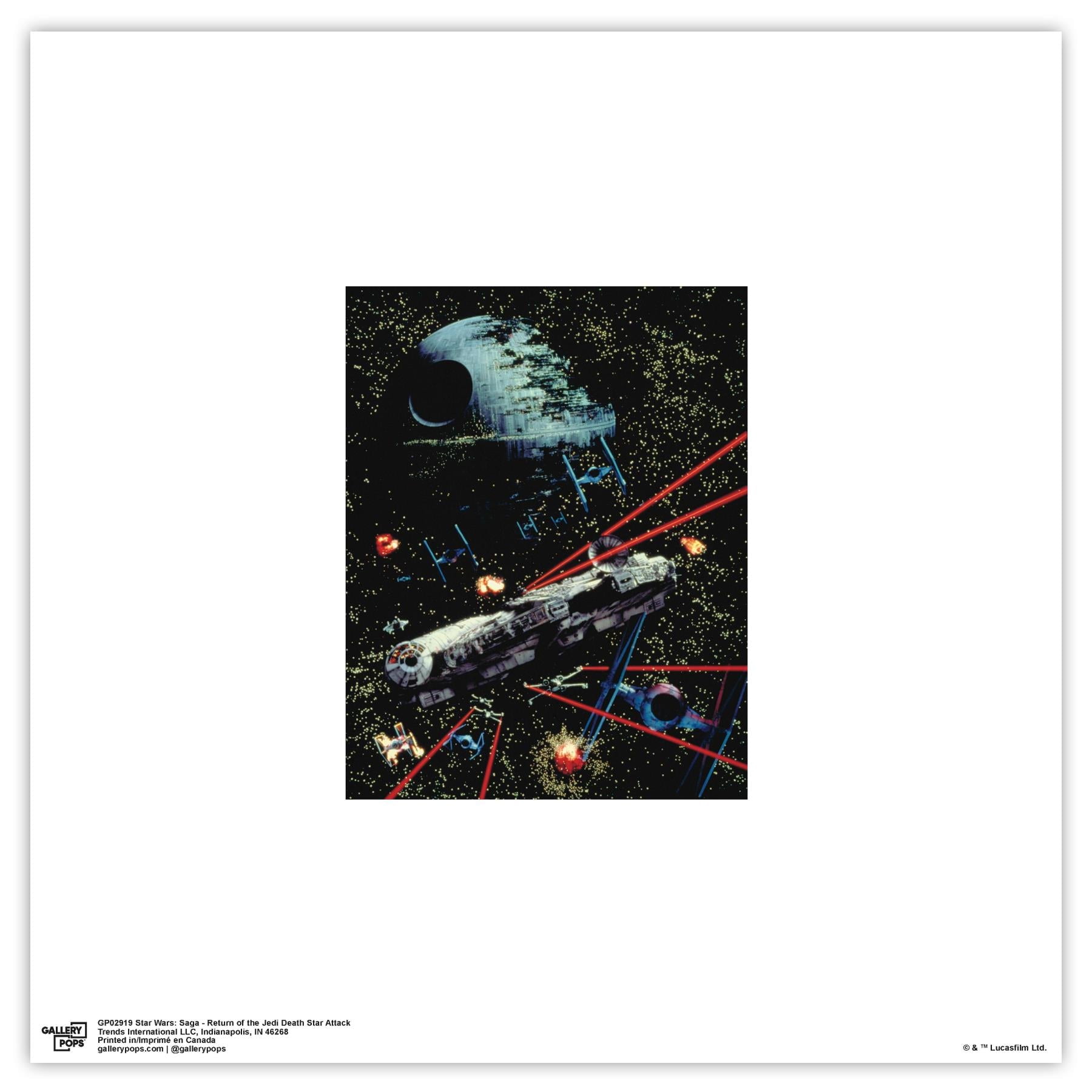 Gallery Pops Star Wars: Saga - Return of the Jedi Death Star Attack ...