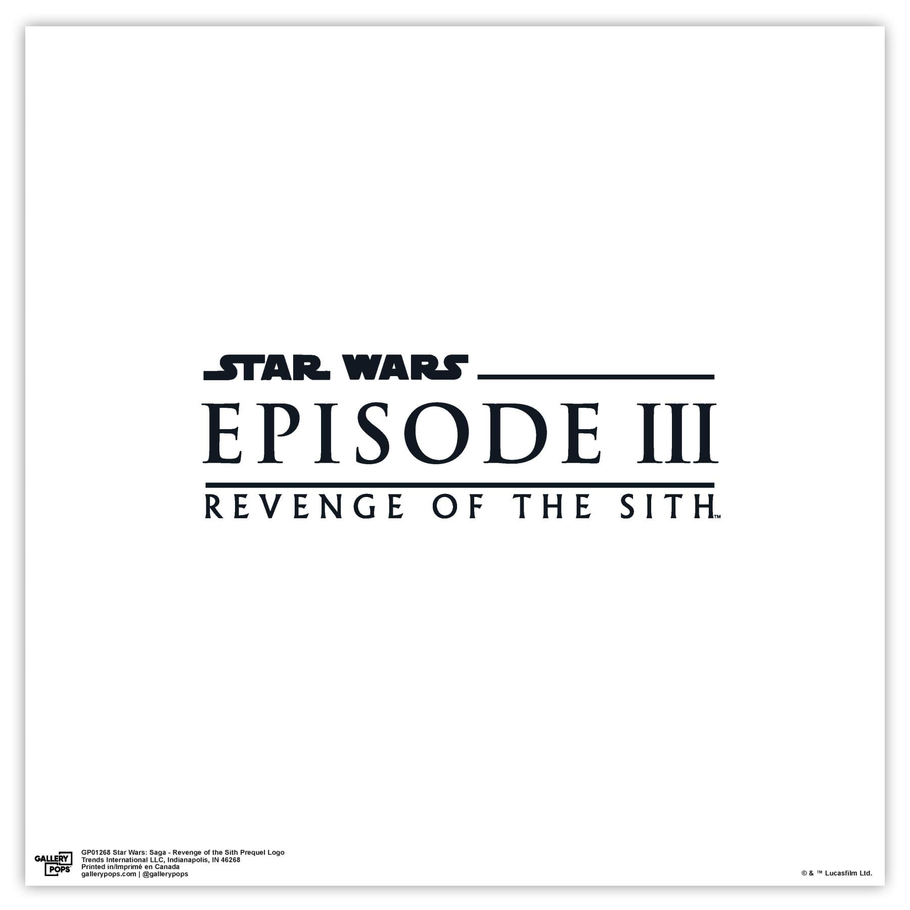 Gallery Pops Star Wars: Saga - Revenge of the Sith Prequel Logo Wall ...