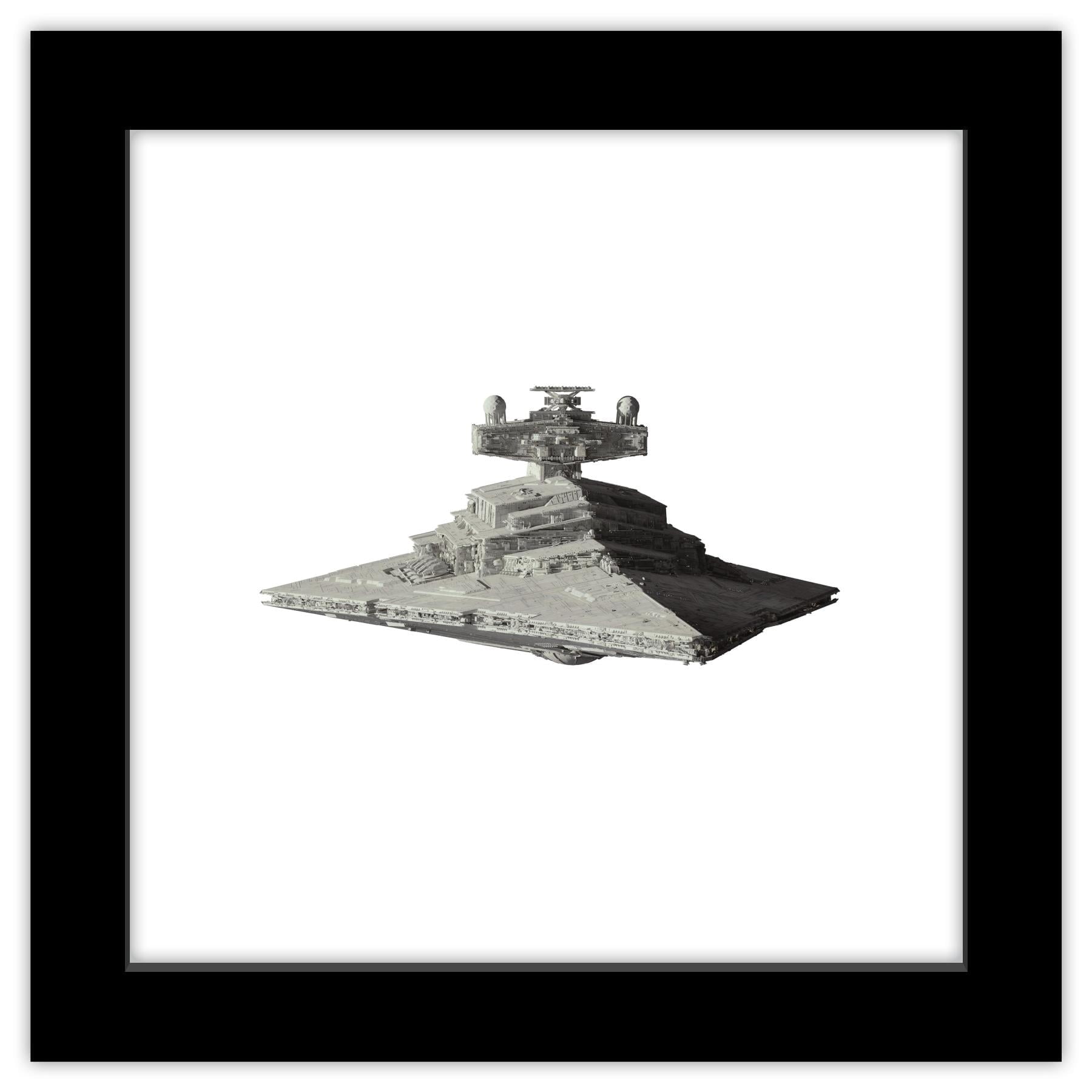 Gallery Pops Star Wars: Saga - Star Destroyer Wall Art, Black Framed ...