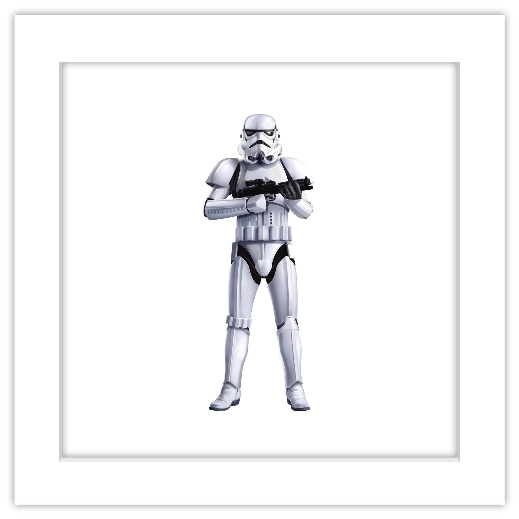Gallery Pops Star Wars: Saga - Stormtrooper Wall Art, White Framed ...