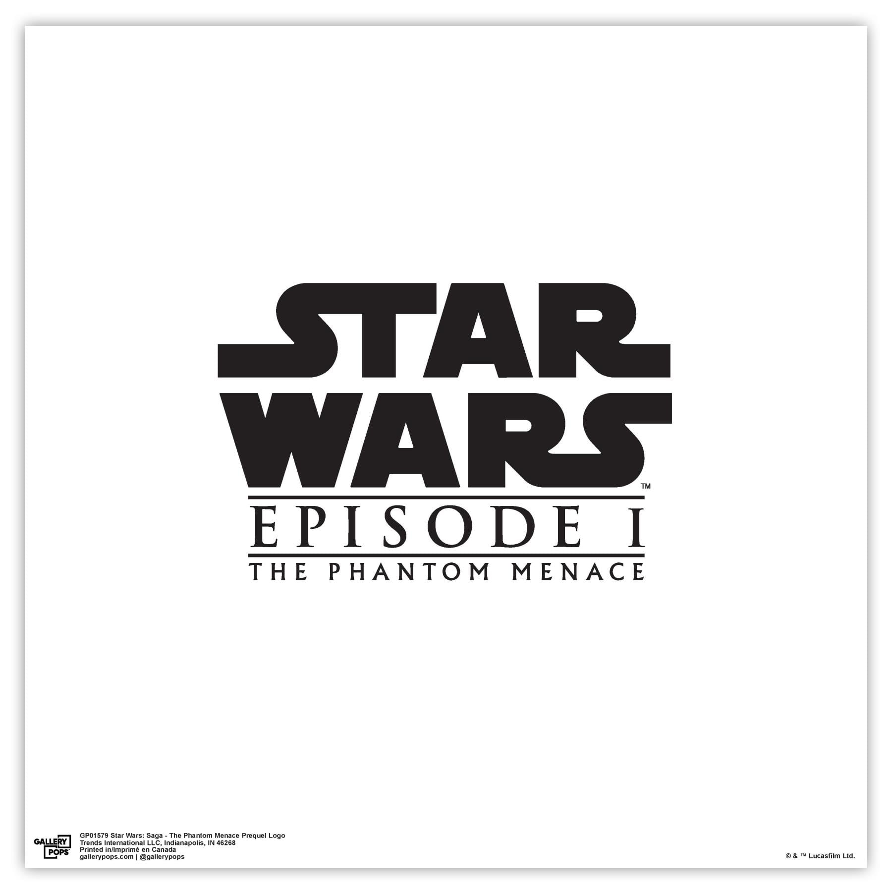 Gallery Pops Star Wars: Saga - The Phantom Menace Prequel Logo Wall Art ...