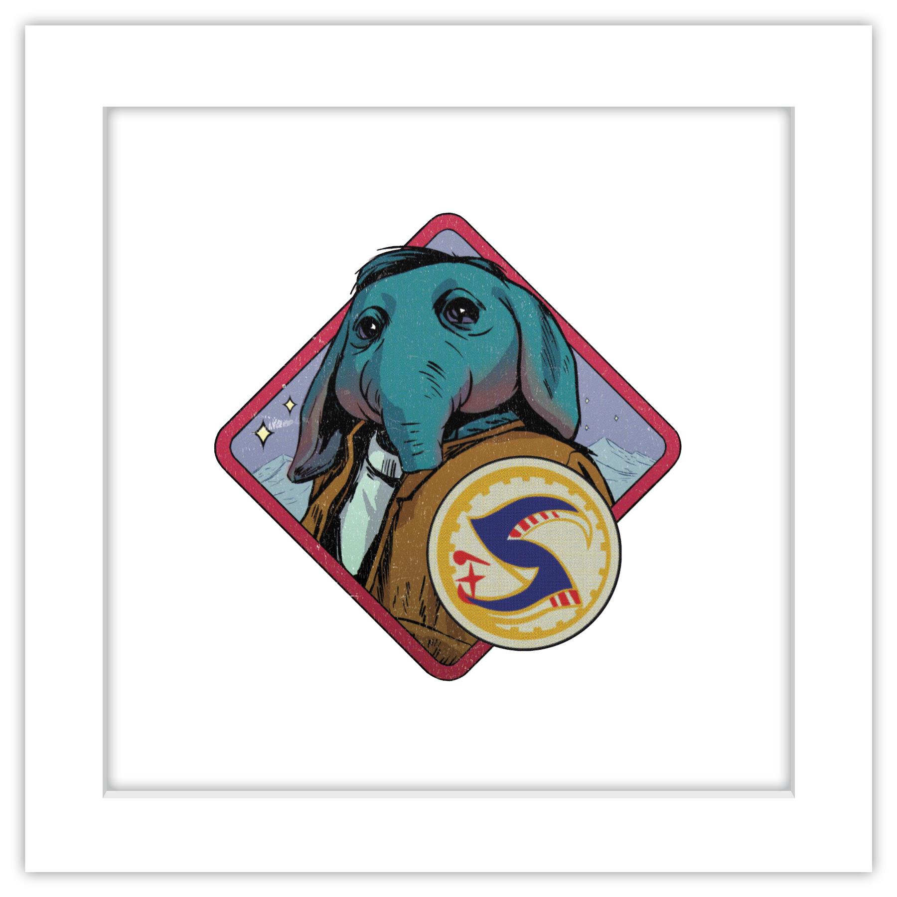 Gallery Pops Star Wars: Skeleton Crew - Neel Illustrated Badge Wall Art ...