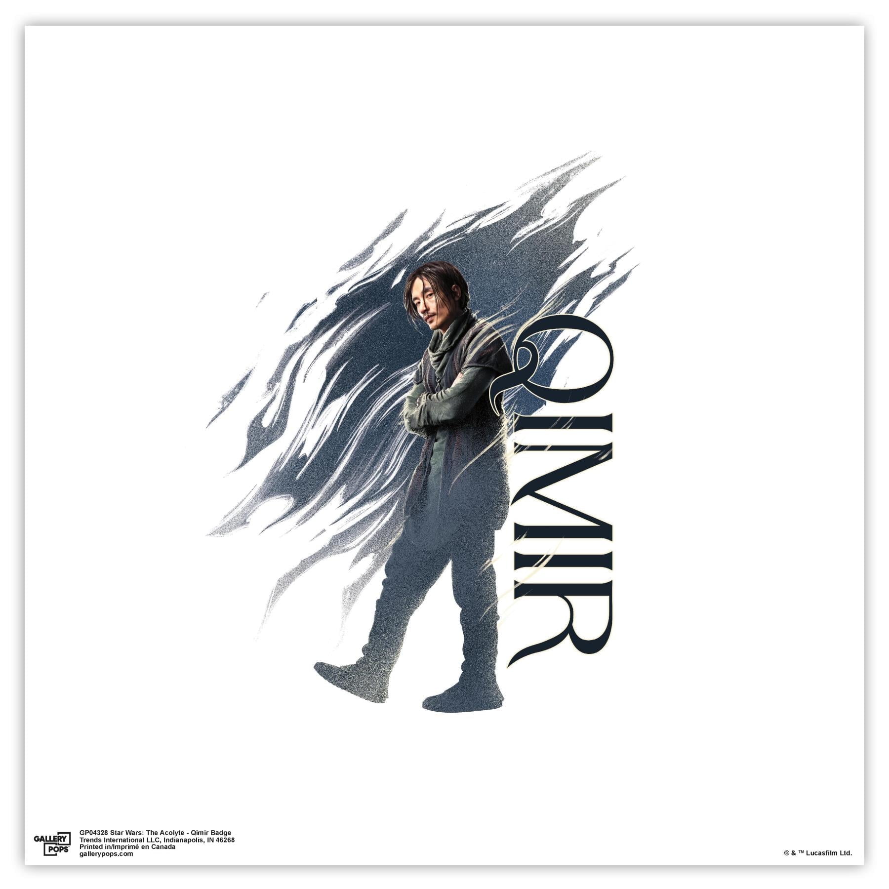 Gallery Pops Star Wars: The Acolyte - Qimir Badge Wall Art, Unframed ...