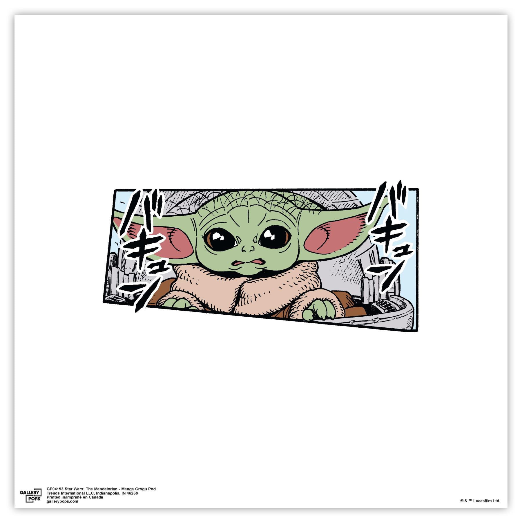 Gallery Pops® Star Wars: The Mandalorian (2019) - Manga Grogu Pod Wall ...