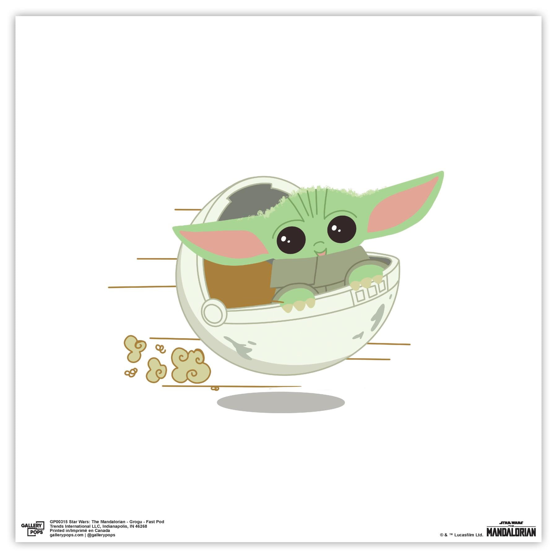 Gallery Pops Star Wars: The Mandalorian - Grogu - Fast Pod Wall Art ...