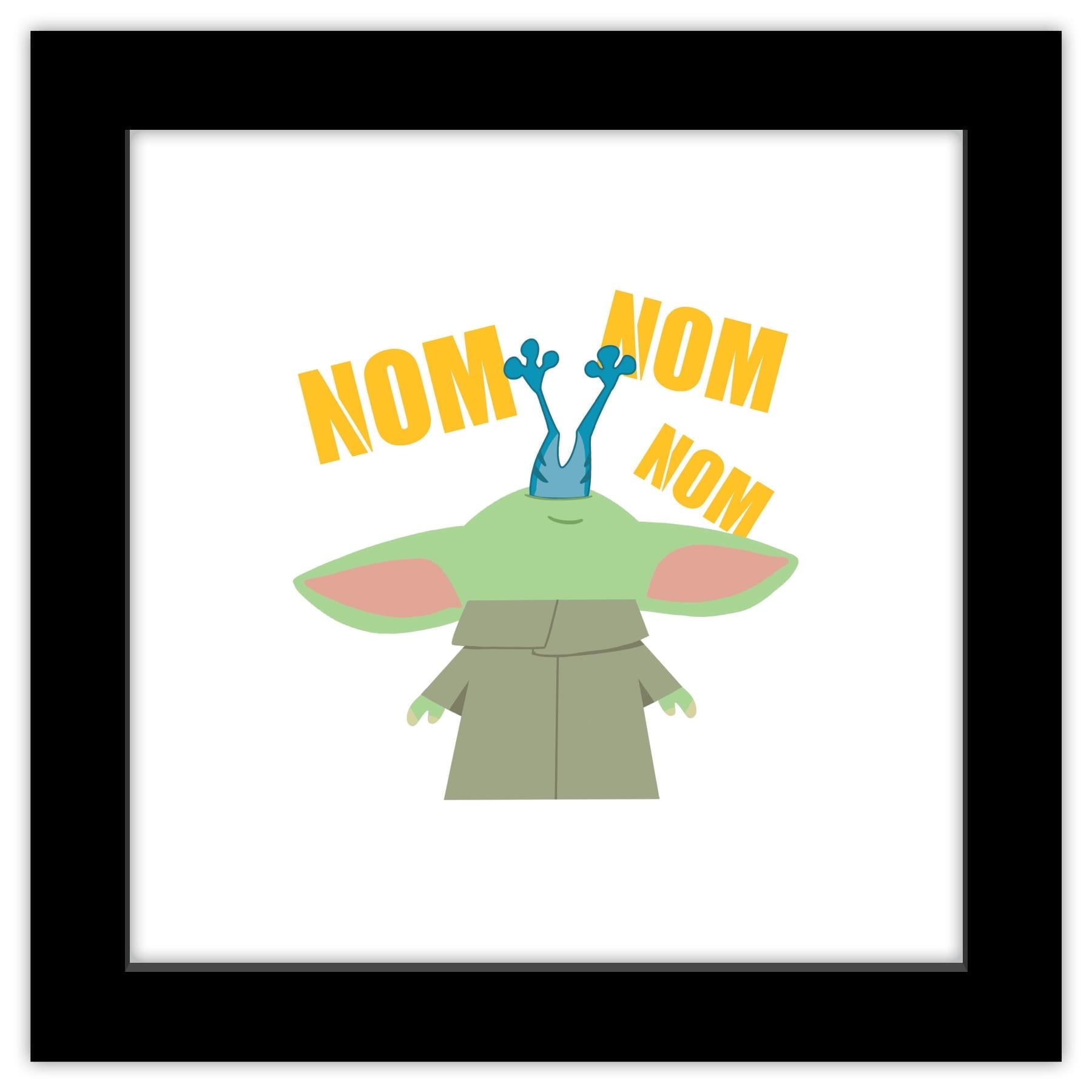 Gallery Pops Star Wars: The Mandalorian - Grogu - Nom Nom Nom Wall Art ...