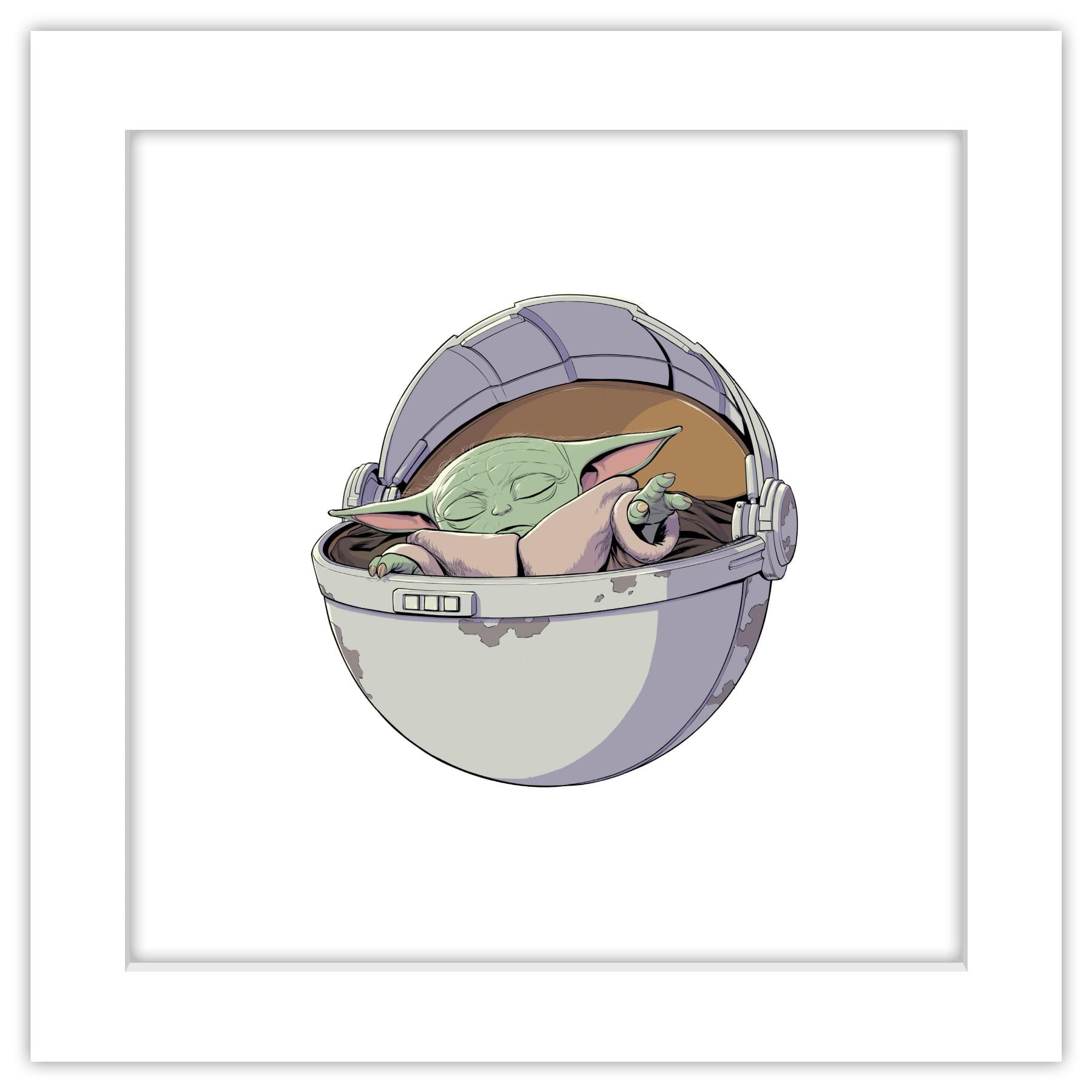 Gallery Pops Star Wars: The Mandalorian - Grogu - Sleeping Pod Wall Art ...