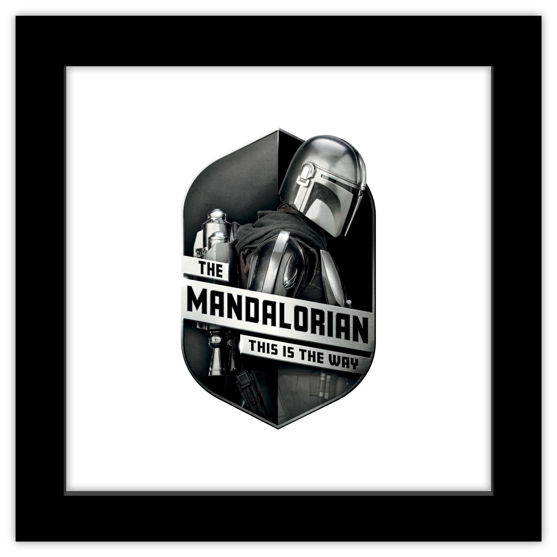 Gallery Pops Star Wars: The Mandalorian - This is the Way Emblem Wall ...