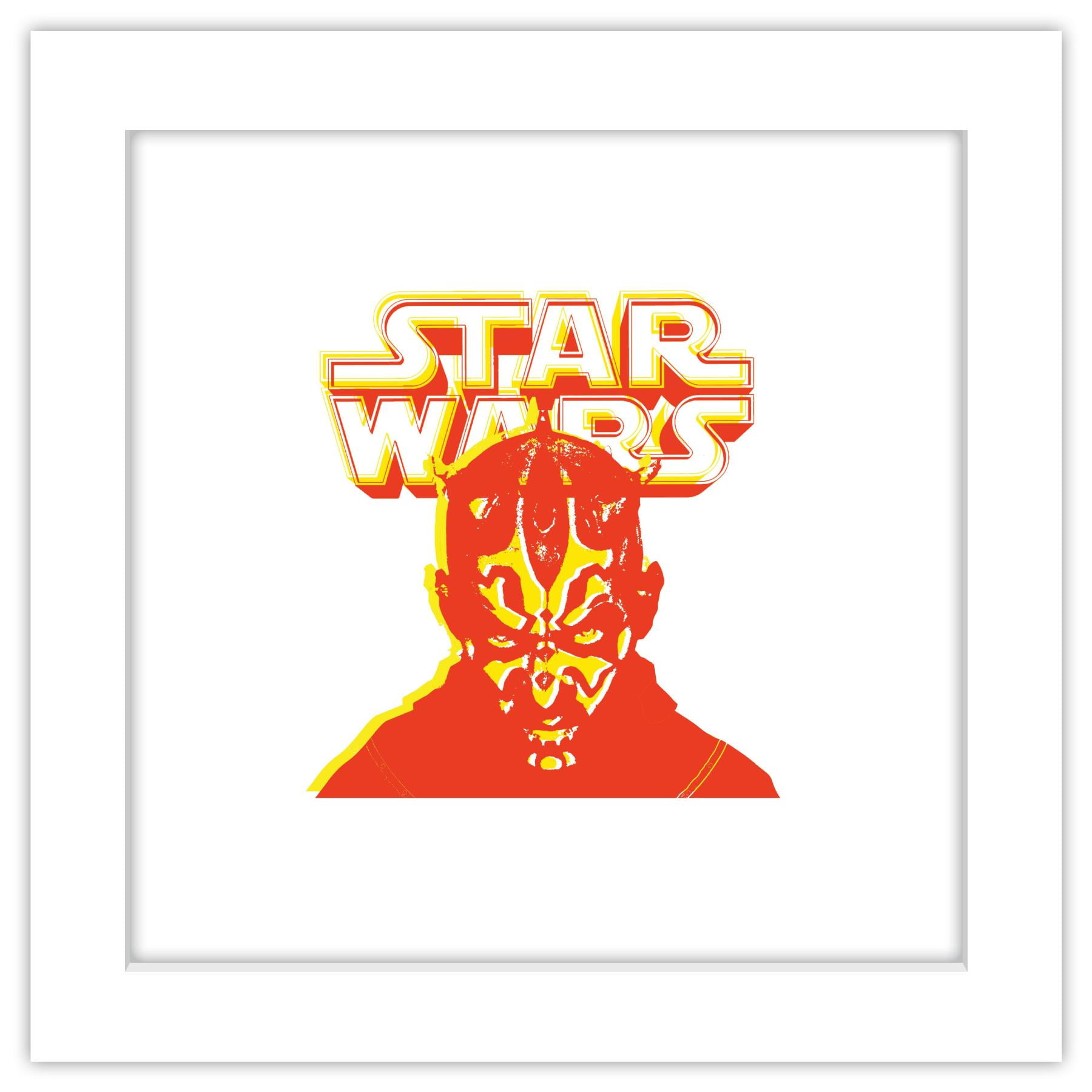 Gallery Pops Star Wars: The Phantom Menace - Darth Maul Logo Wall Art ...