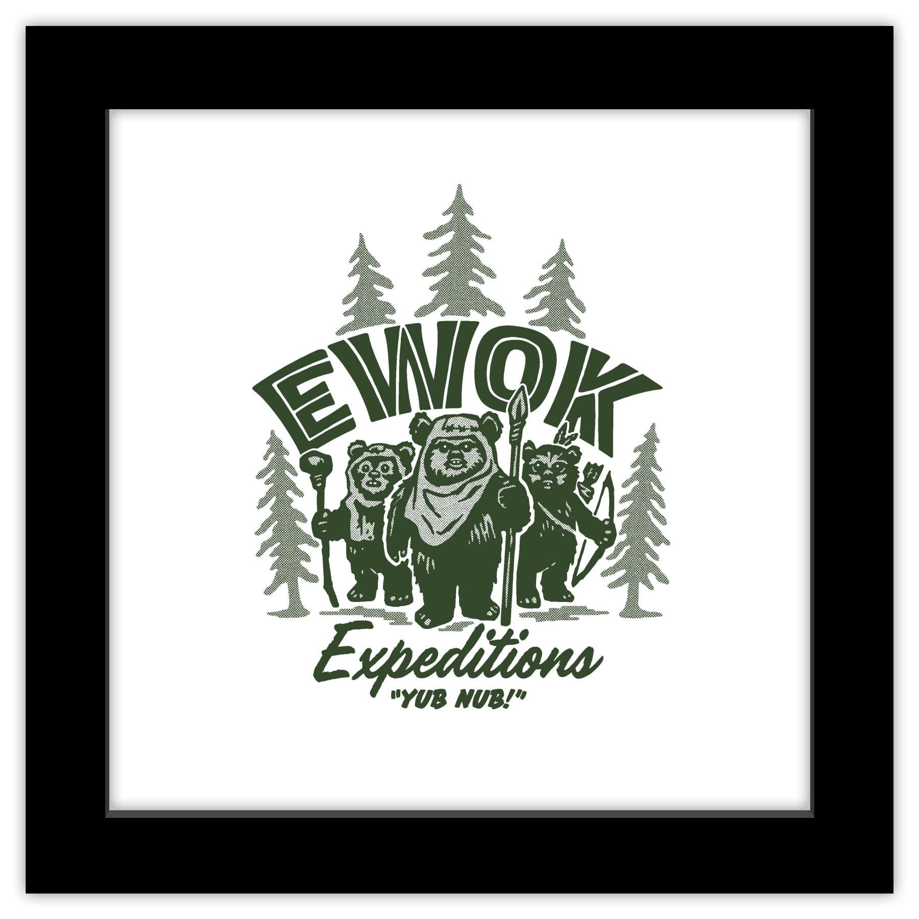 Gallery Pops Star Wars - Vintage Comic Ewok Expeditions Yub Nub Wall ...