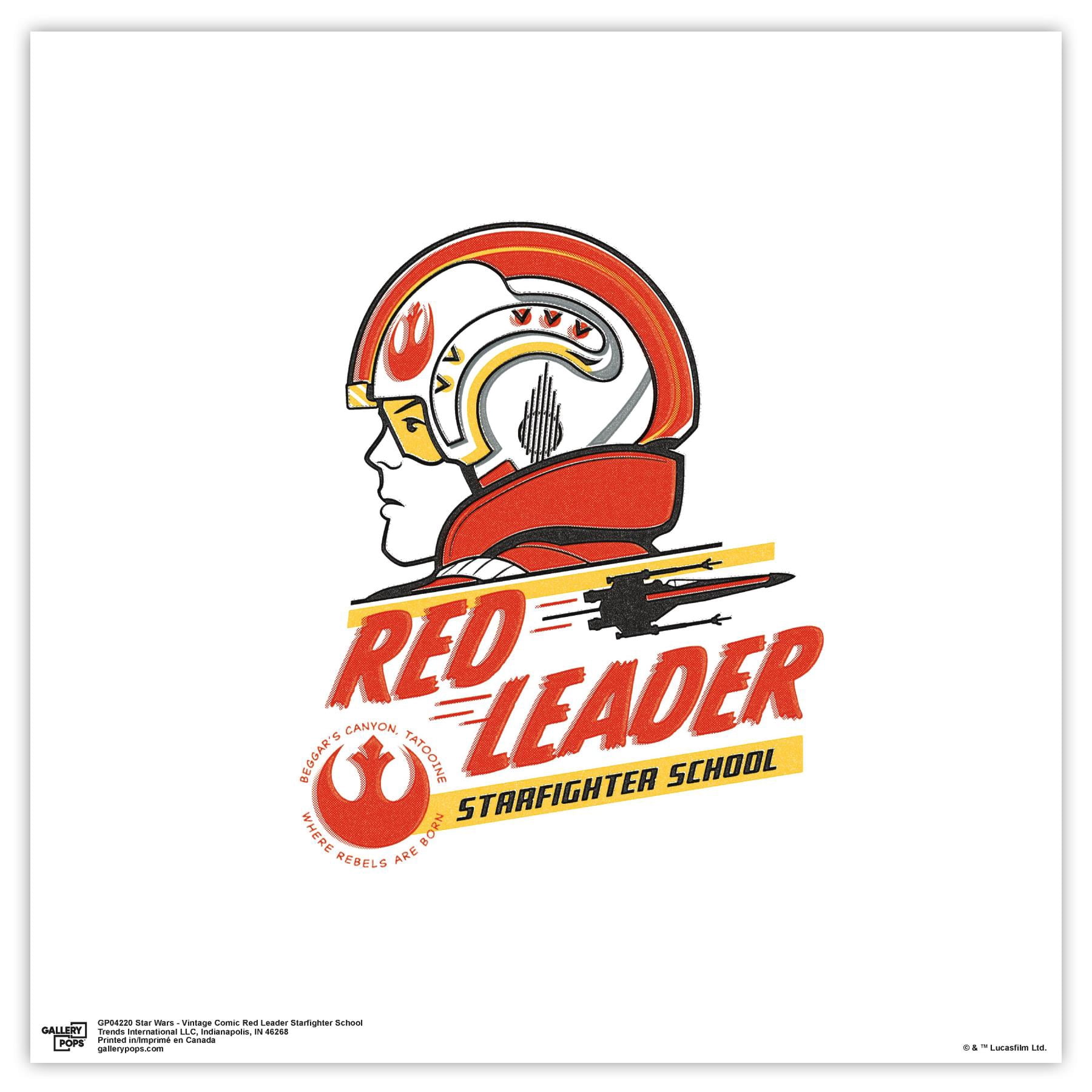 Gallery Pops Star Wars - Vintage Comic Red Leader Starfighter School ...