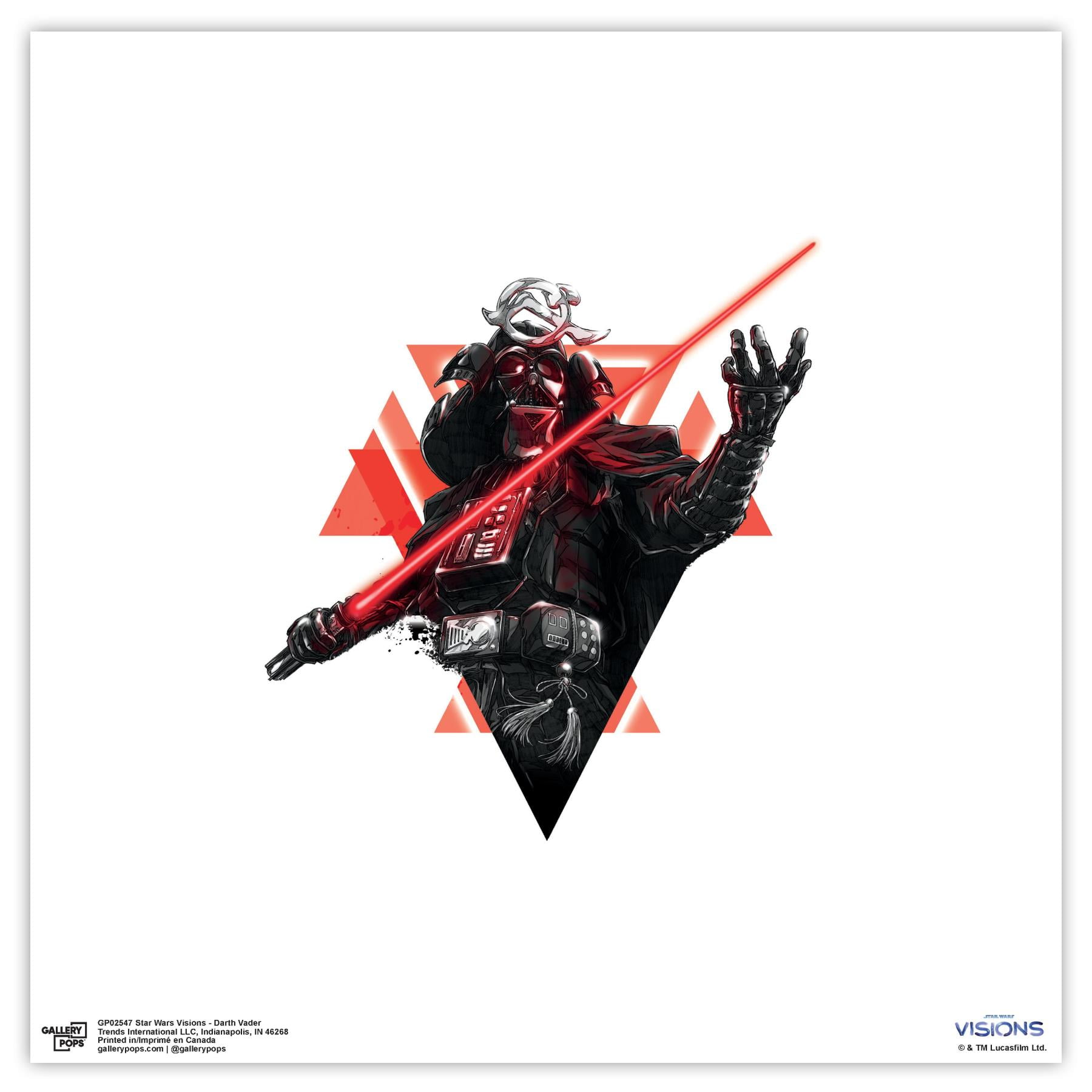 Gallery Pops Star Wars: Visions - Darth Vader Wall Art, Unframed ...