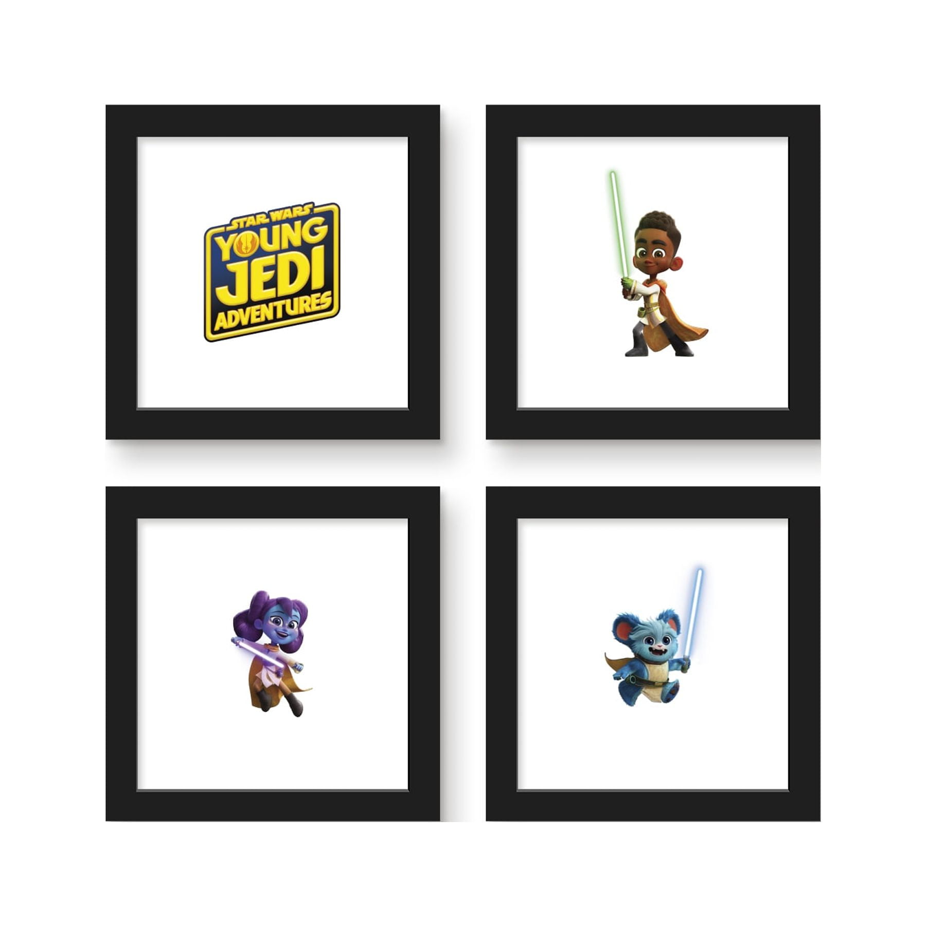 Gallery Pops Star Wars: Young Jedi Adventures - Jedi Training Wall Art ...