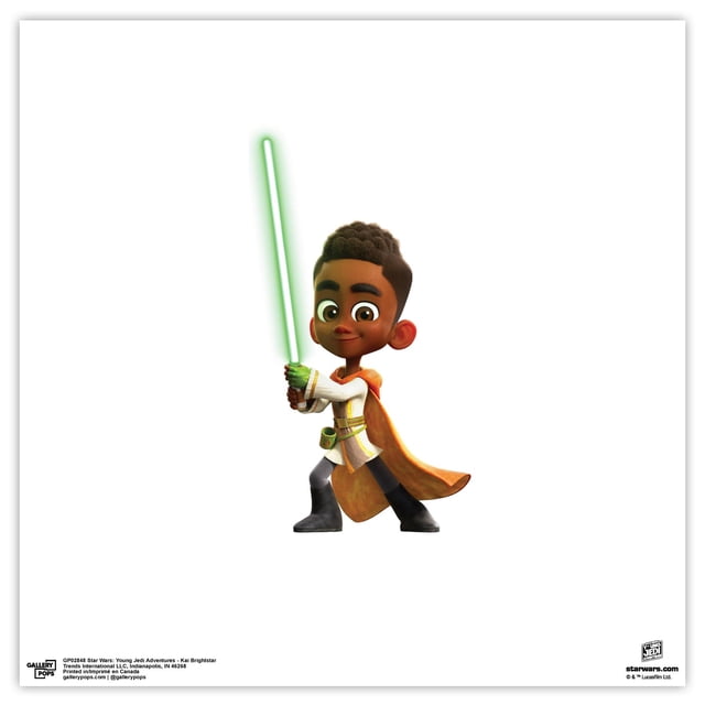 Gallery Pops Star Wars: Young Jedi Adventures - Kai Brightstar Wall Art ...