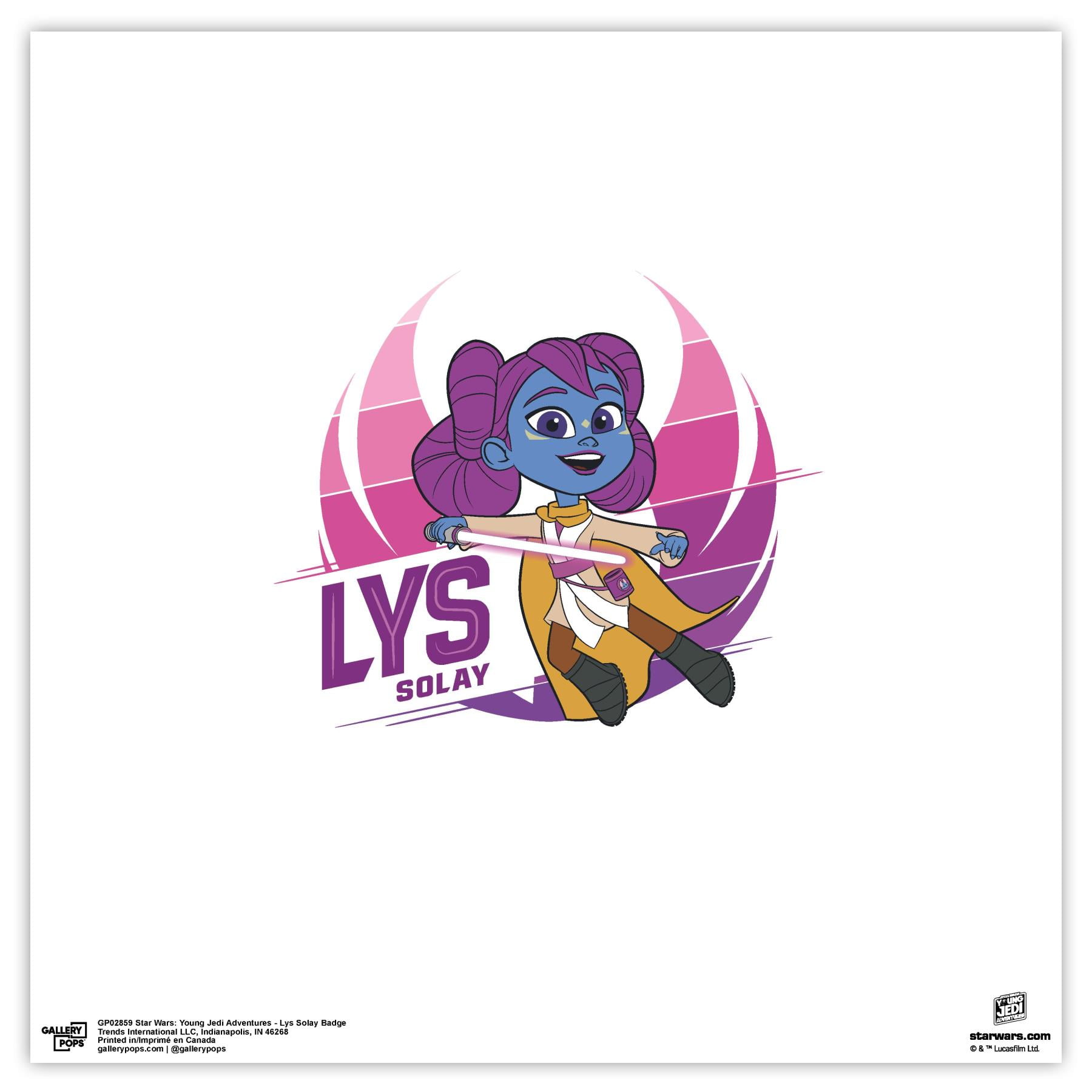 Gallery Pops Star Wars: Young Jedi Adventures - Lys Solay Badge Wall ...