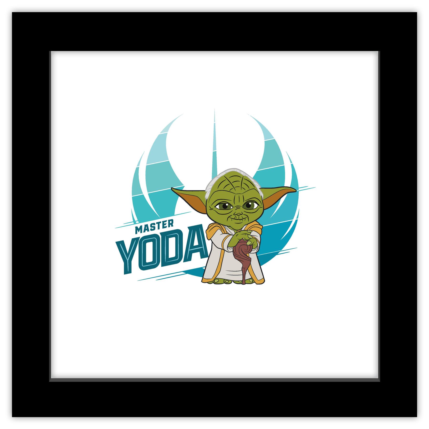 Gallery Pops Star Wars: Young Jedi Adventures - Master Yoda Badge Wall ...