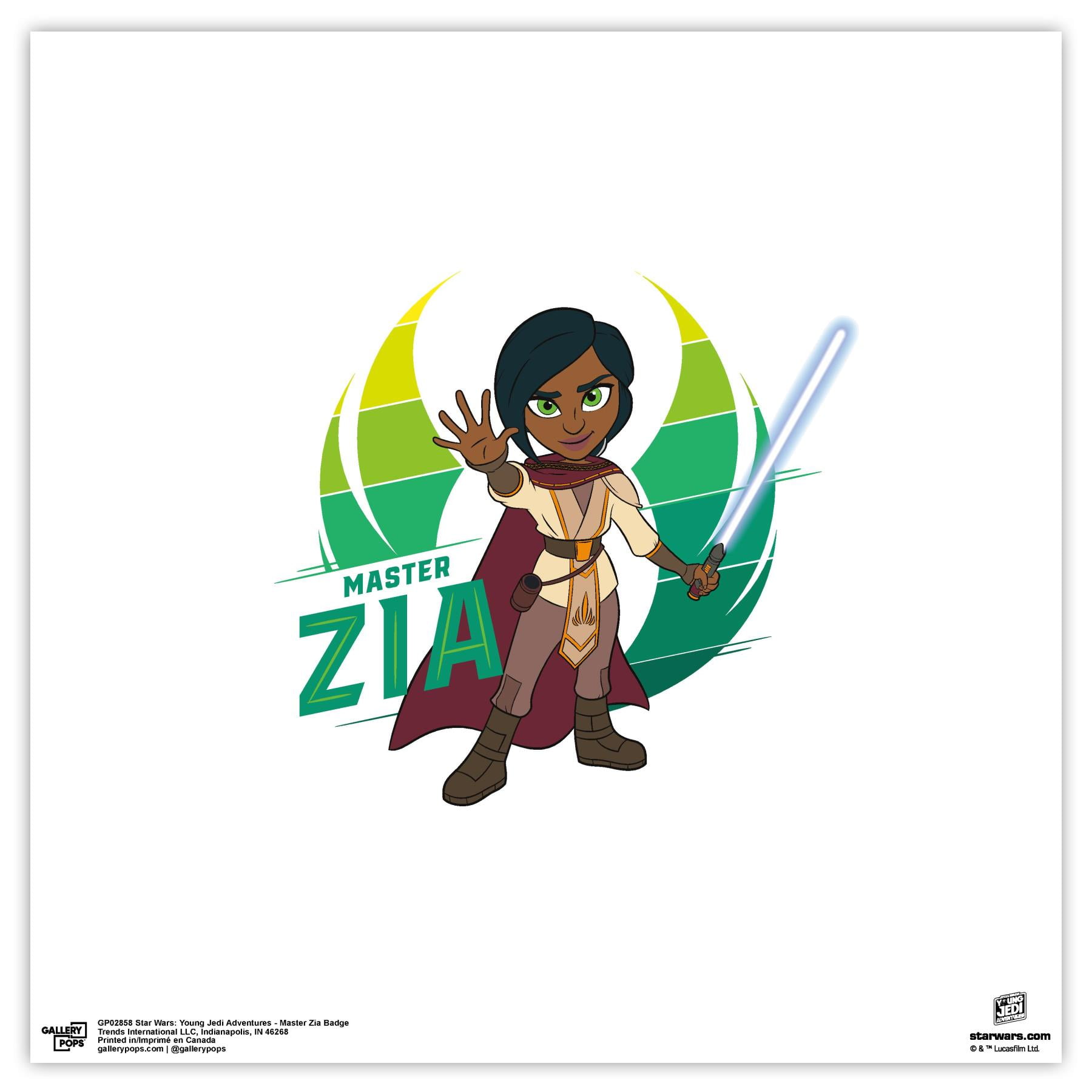 Gallery Pops Star Wars: Young Jedi Adventures - Master Zia Badge Wall ...