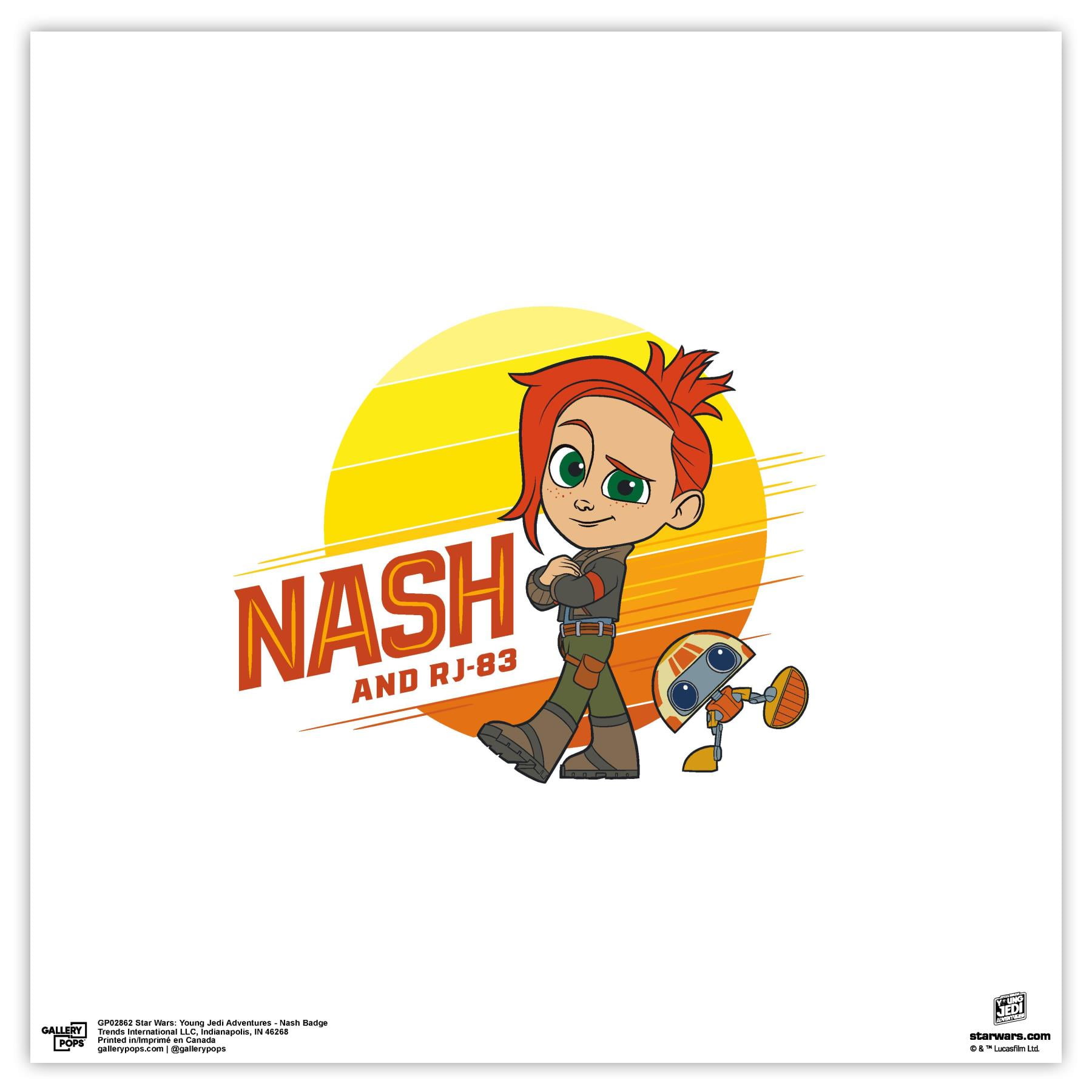 Gallery Pops Star Wars: Young Jedi Adventures - Nash Badge Wall Art ...