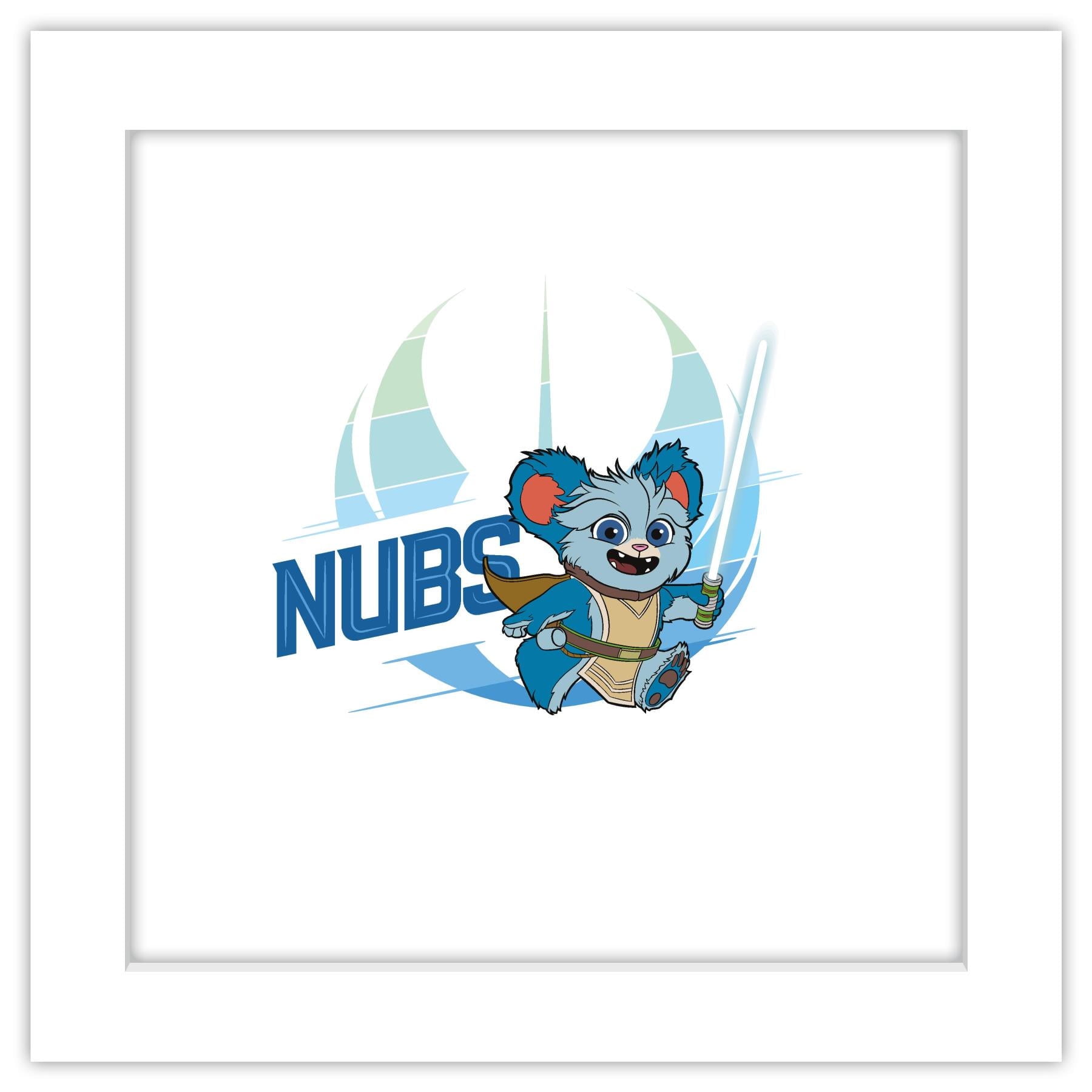 Gallery Pops Star Wars: Young Jedi Adventures - Nubs Badge Wall Art ...