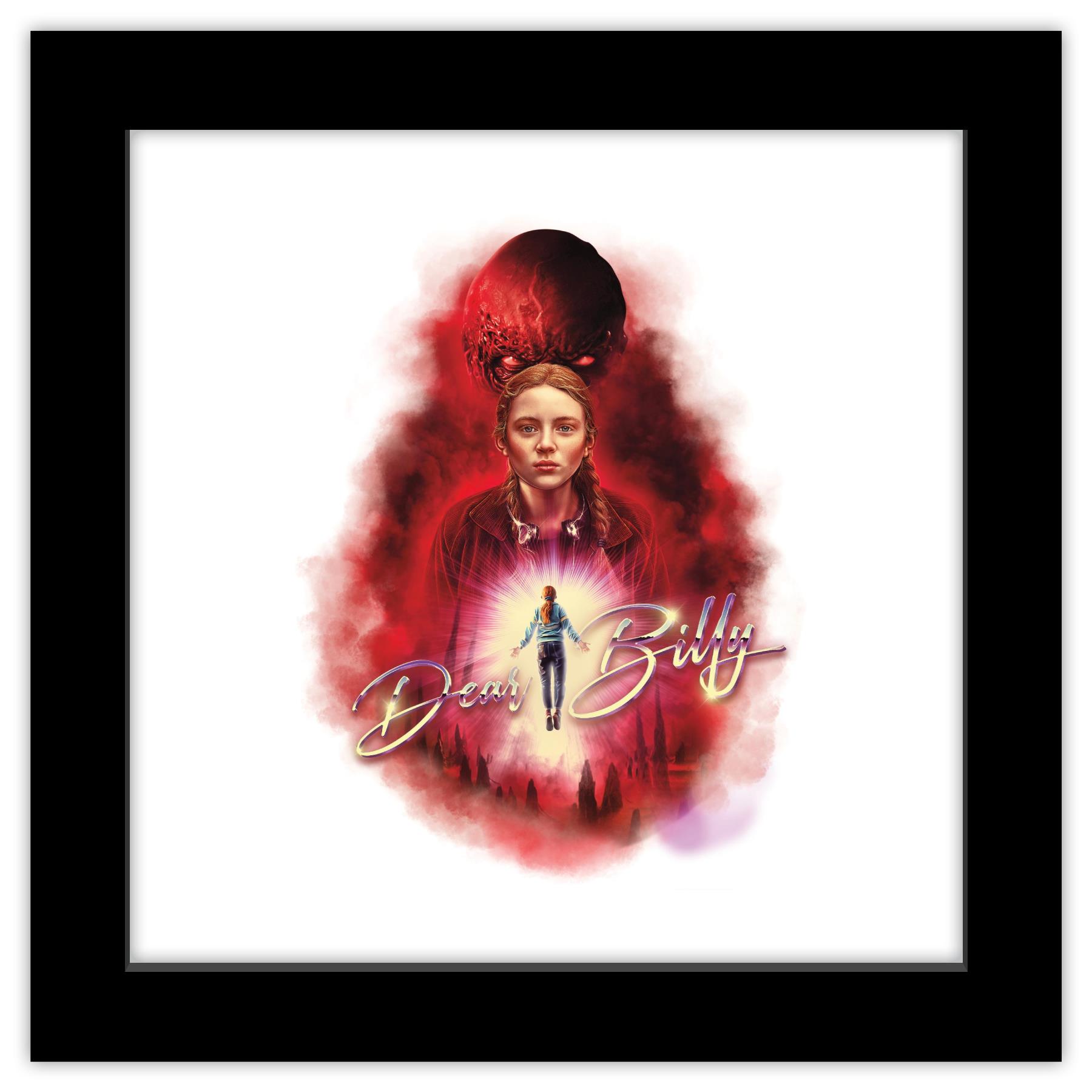 Gallery Pops Stranger Things 4 - Dear Billy Wall Art, Black Framed ...