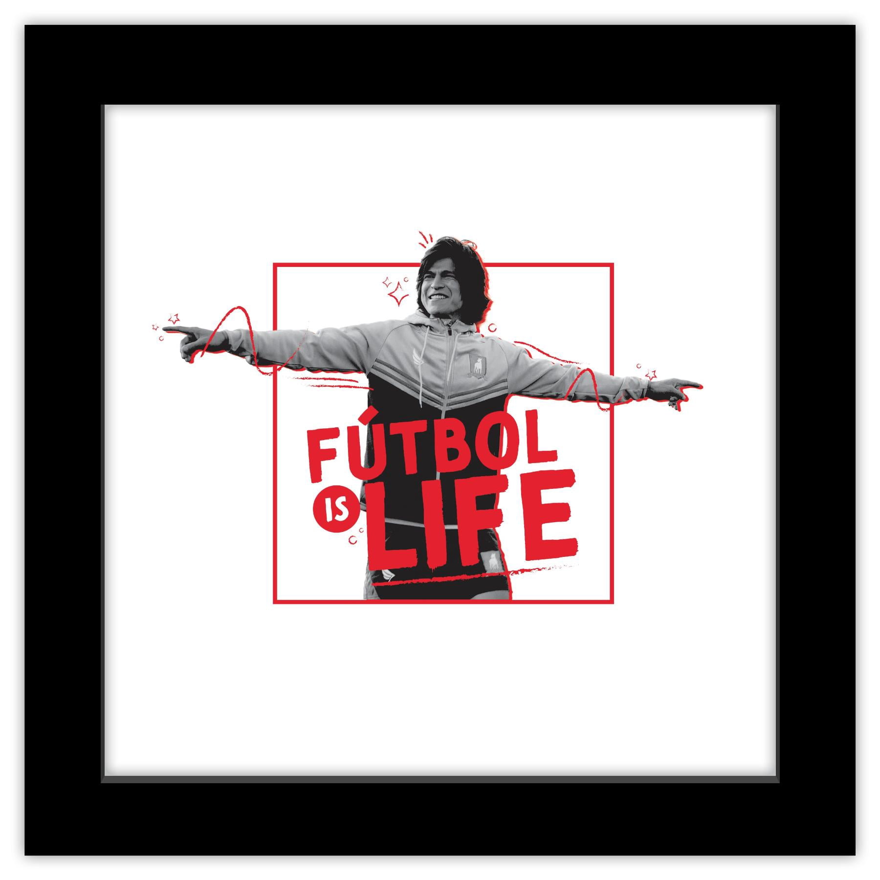 Gallery Pops Ted Lasso - FÃºtbol Is Life Wall Art, Black Framed Version ...