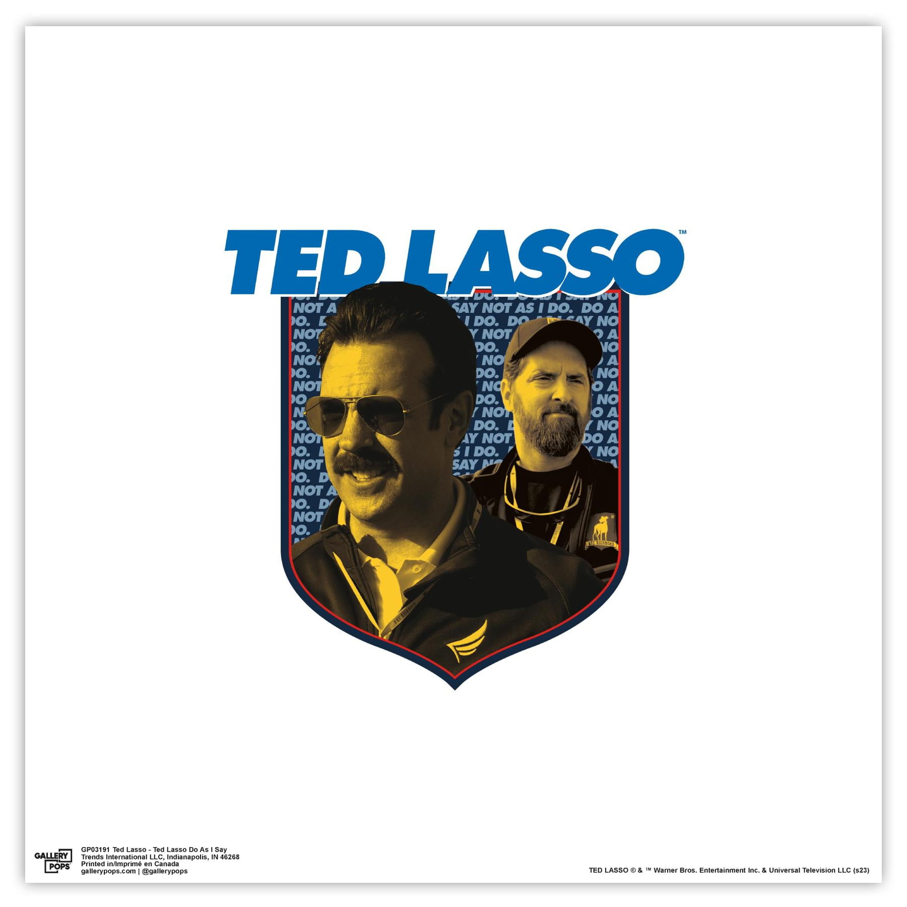Gallery Pops Ted Lasso - Ted Lasso Do As I Say Wall Art, Unframed ...