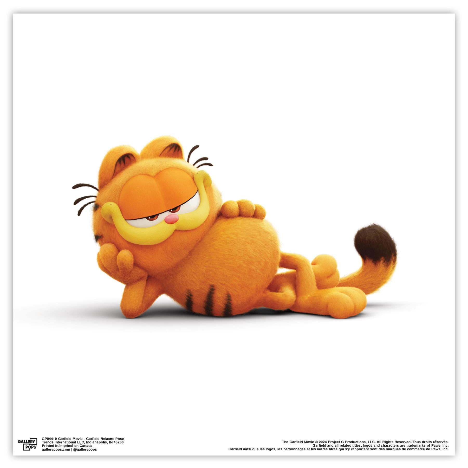 Gallery Pops Garfield Relaxing - High-Quality Cartoon Decor Wall Poster ...