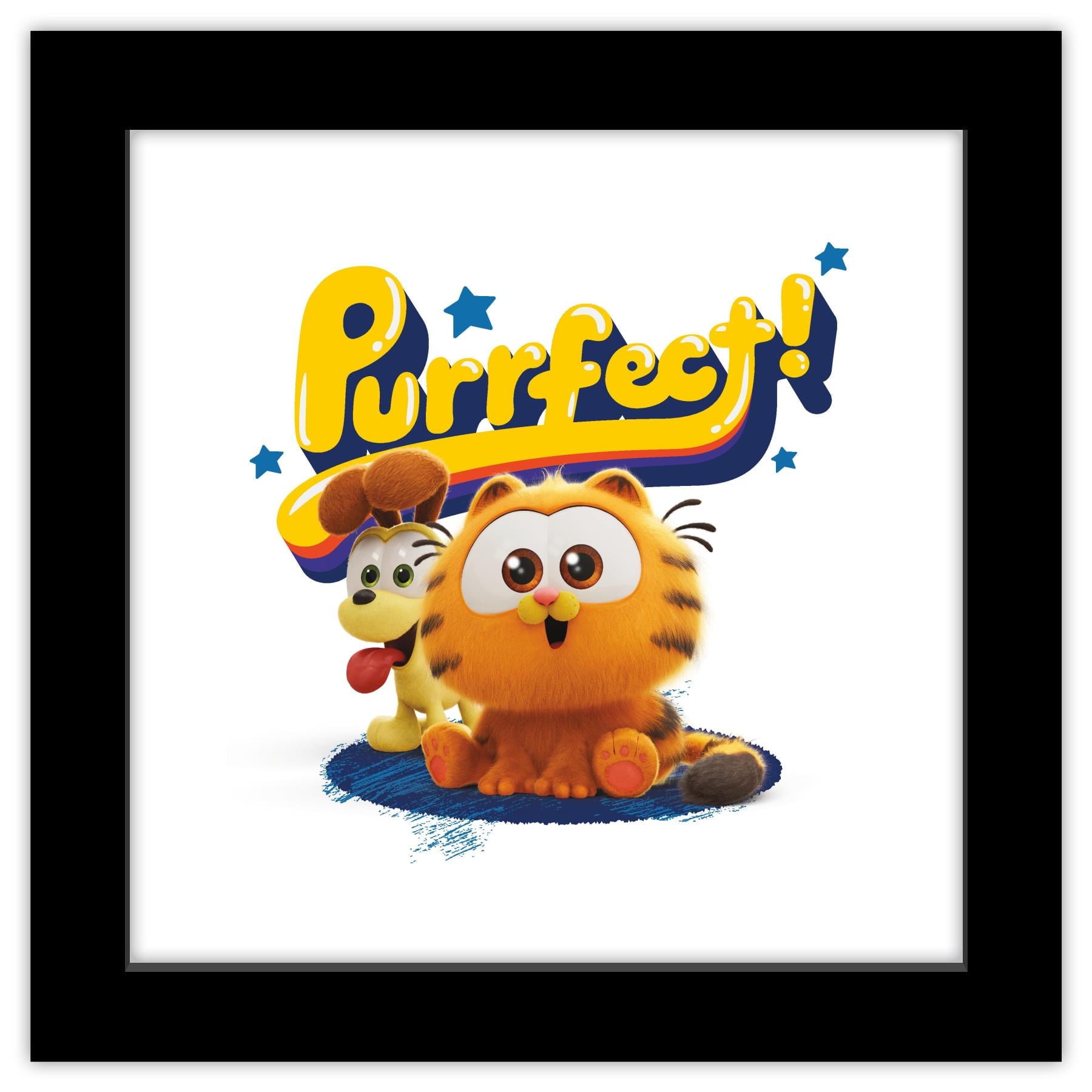Gallery Pops The Garfield Movie - Purrfect Wall Art, Black Framed ...