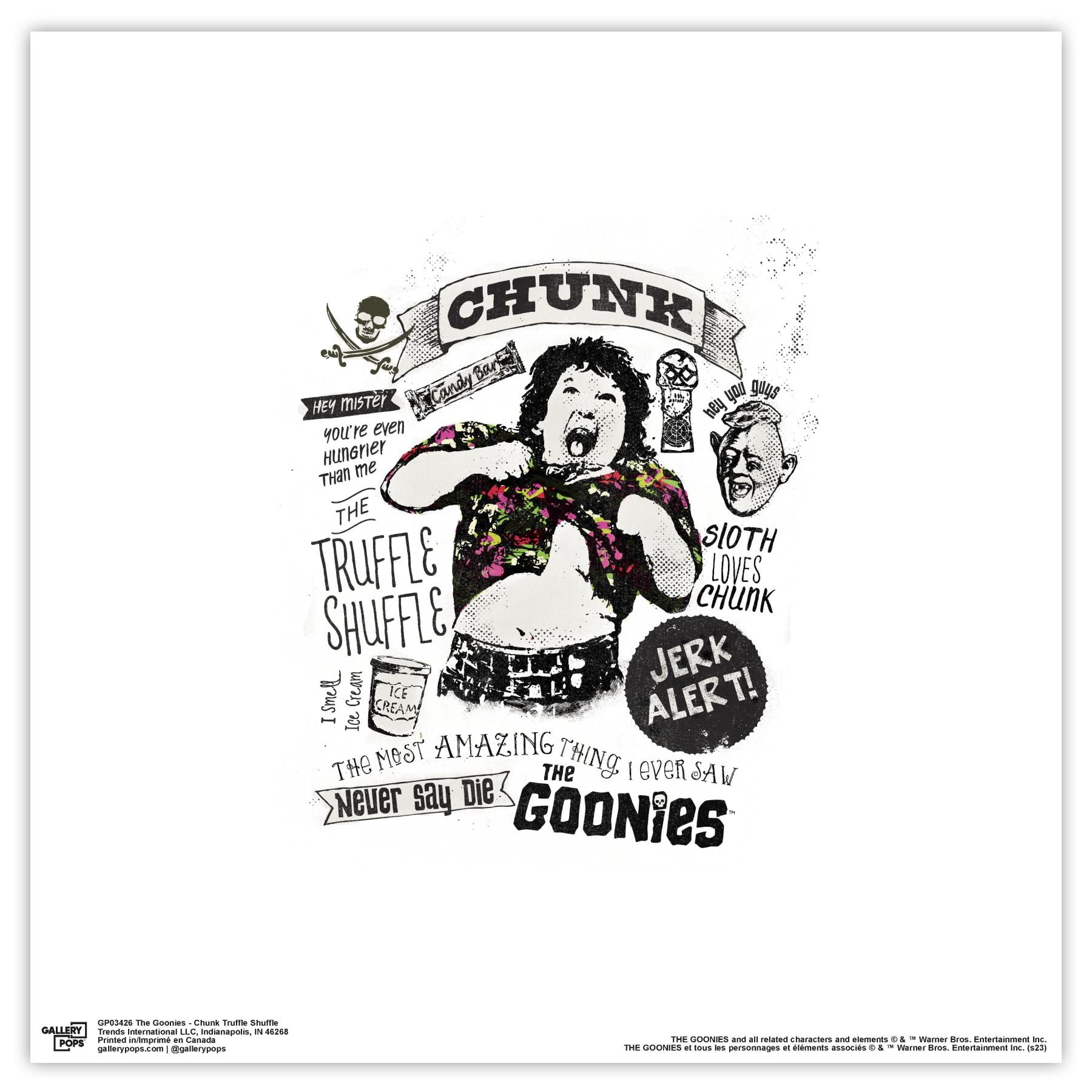 Gallery Pops The Goonies - Chunk Truffle Shuffle Wall Art, Unframed ...