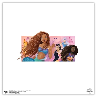 Disney The Little Mermaid - Ariel - Kiss The Girl Wall Poster with Push ...
