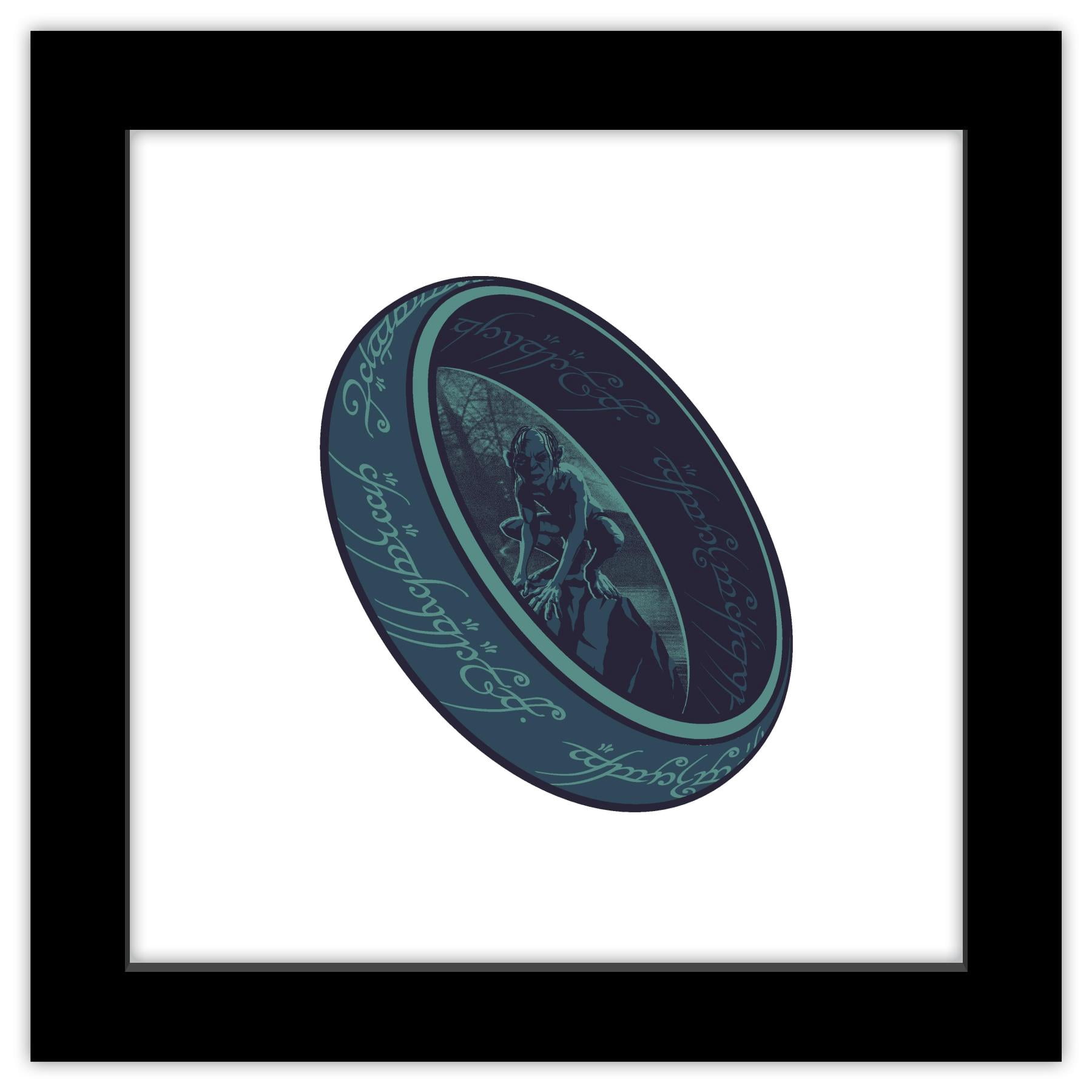 Gallery Pops The Lord of the Rings - Gollum One Ring Wall Art, Black ...