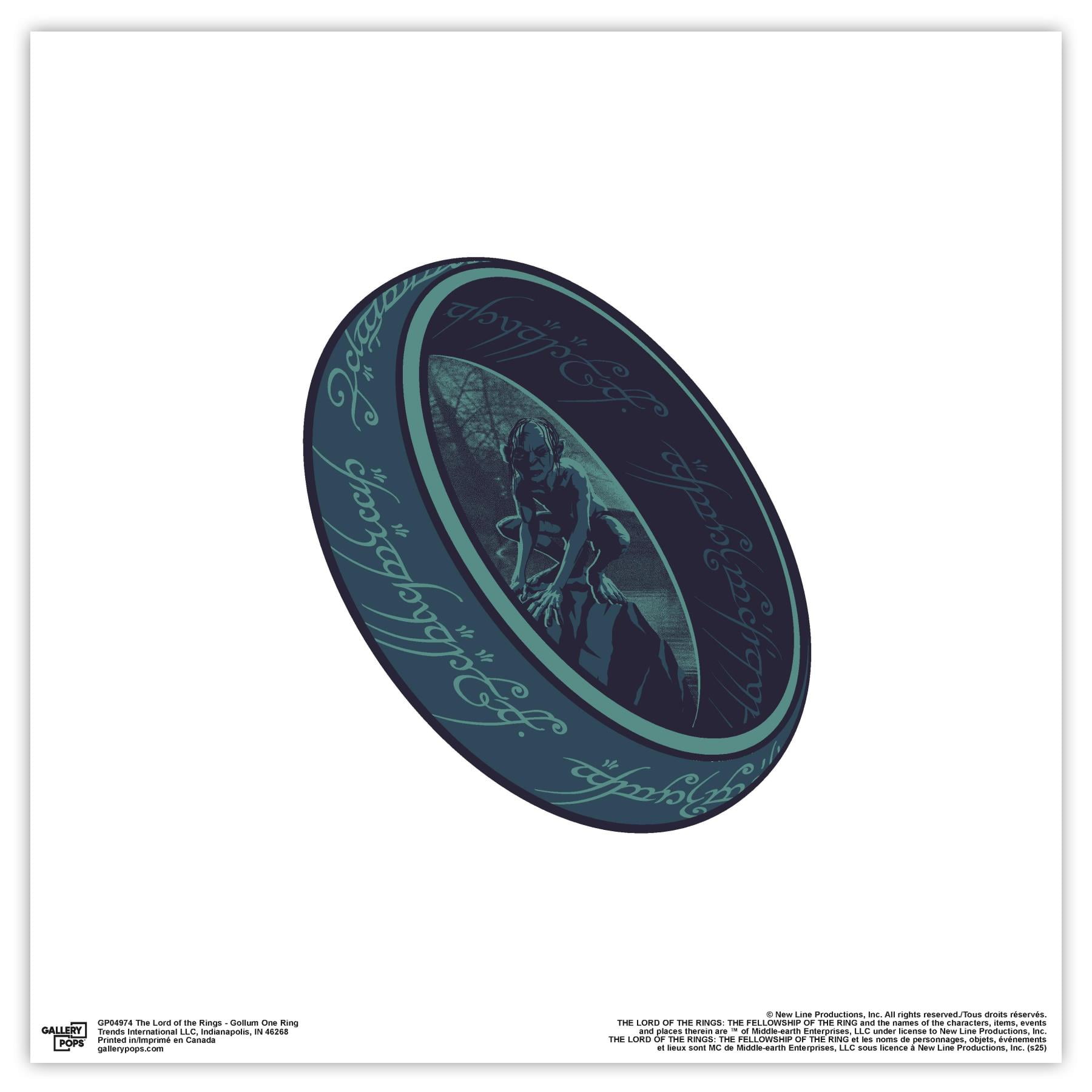 Gallery Pops The Lord of the Rings - Gollum One Ring Wall Art, Unframed ...
