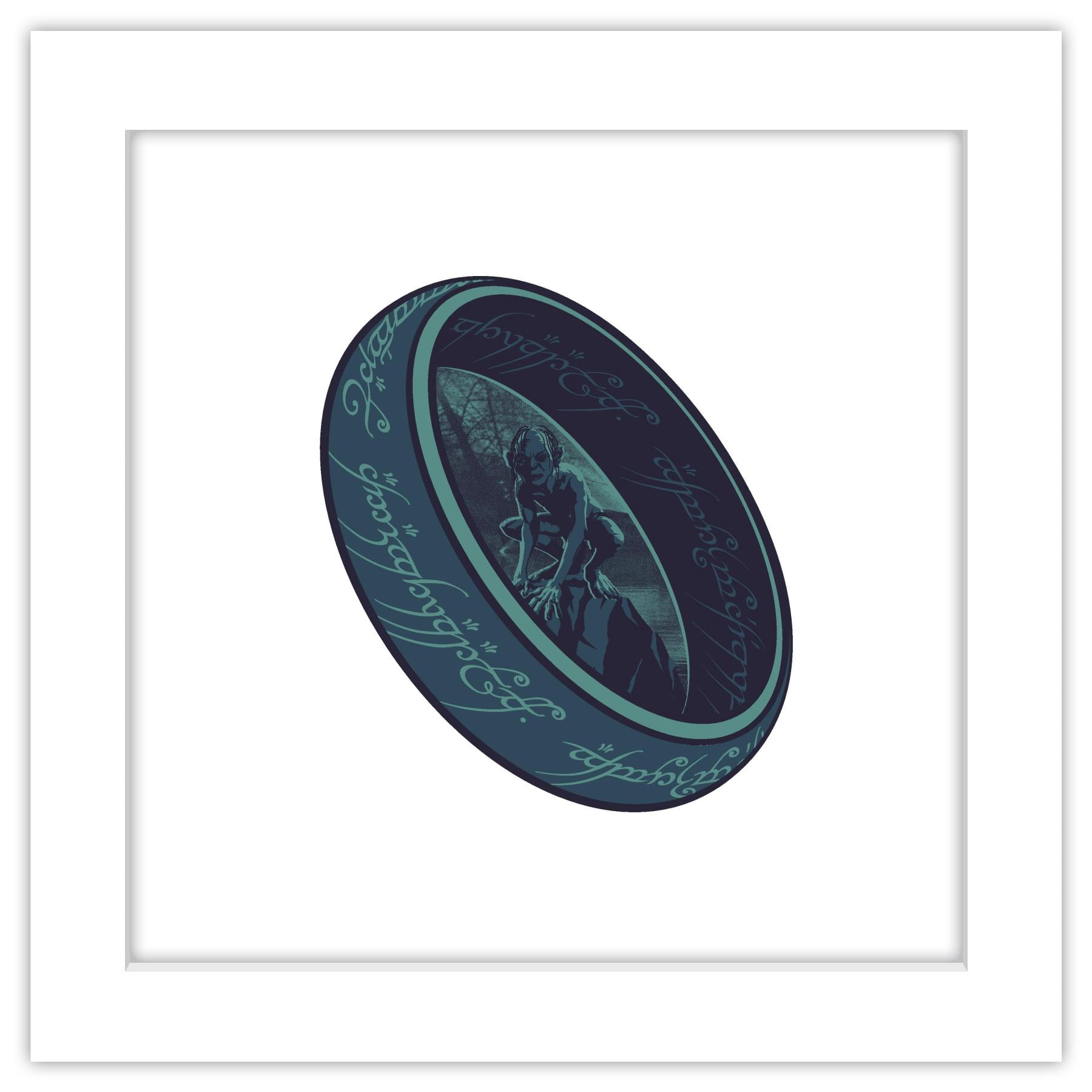 Gallery Pops The Lord of the Rings - Gollum One Ring Wall Art, White ...