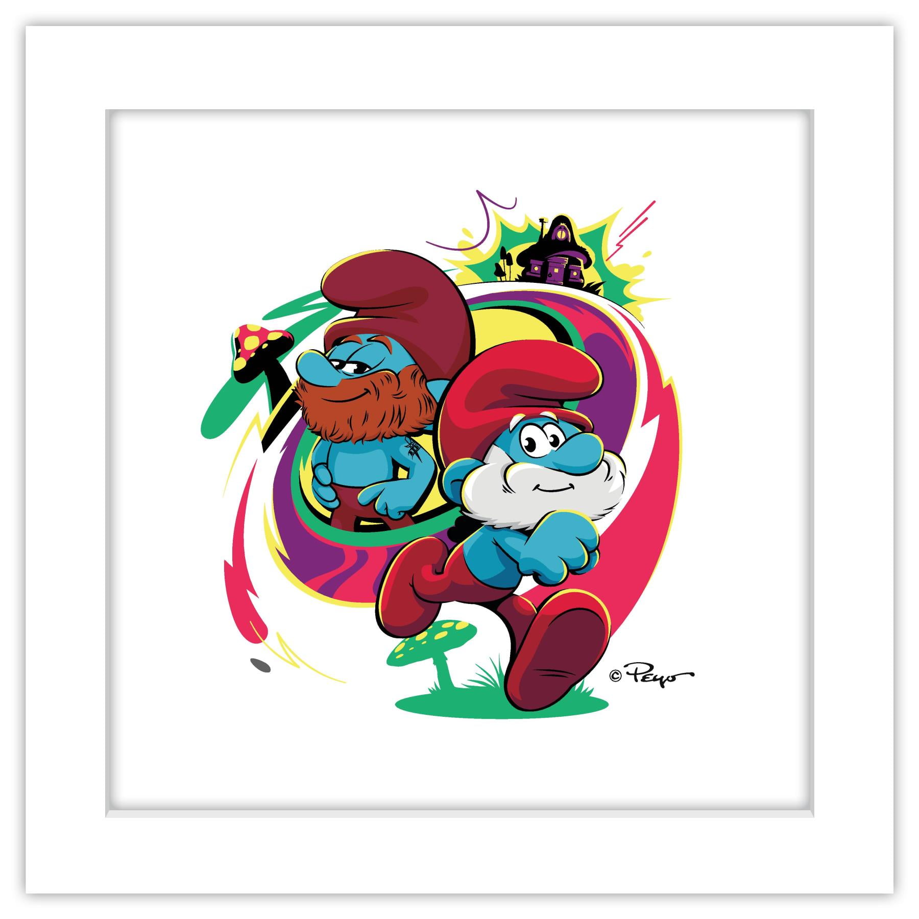 Gallery Pops® The Smurfs Movie (2025) - Papa Smurf and Ken Wall Art ...