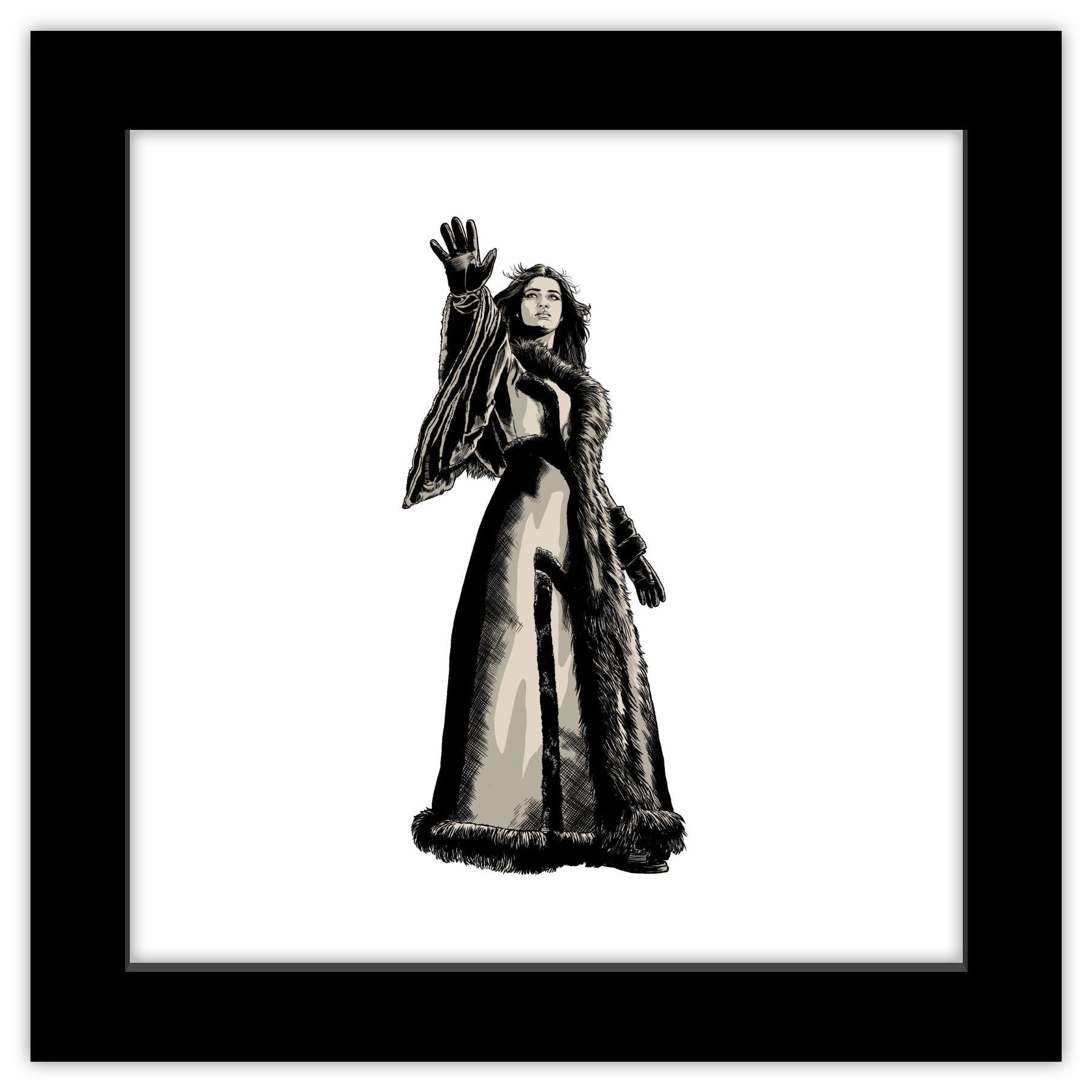 Gallery Pops The Witcher Season 1 - Yennefer Woodcut Wall Art, Black ...