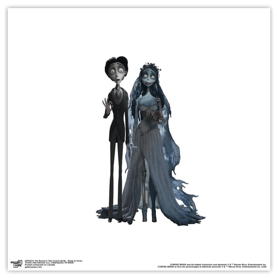 Gallery Pops® Tim Burton's The Corpse Bride - Emily & Victor Wall Art ...