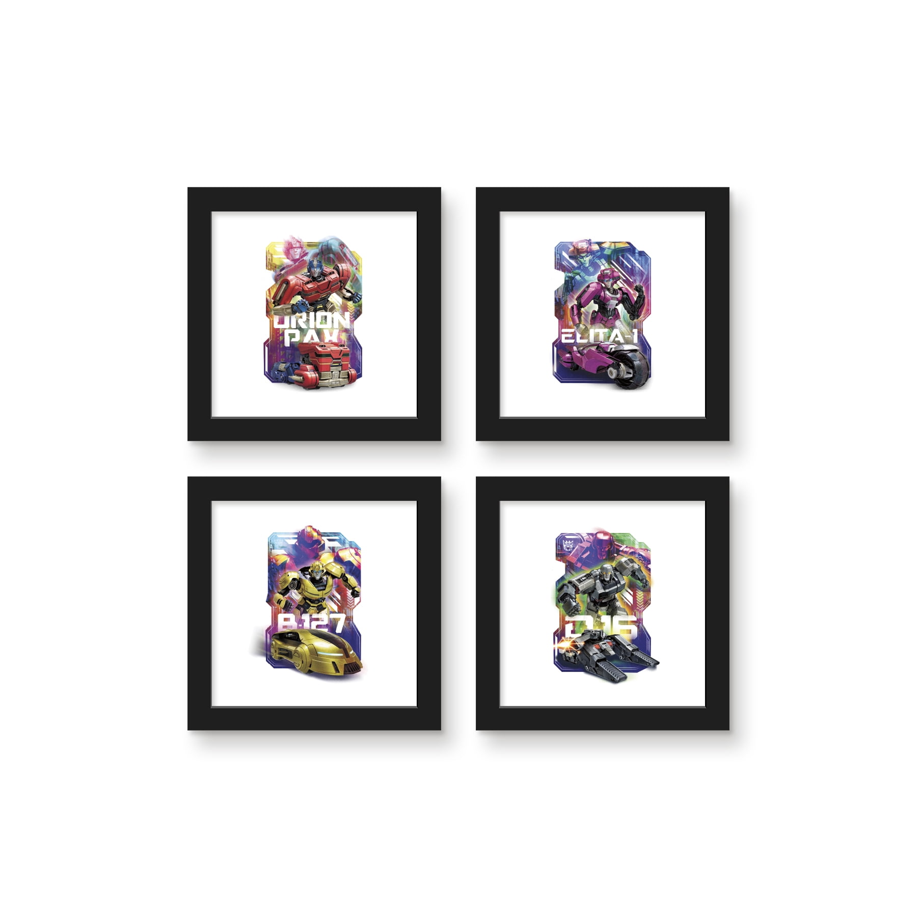 Gallery Pops Transformers One - Autobot Cybertron Wall Art Bundle (4 ...