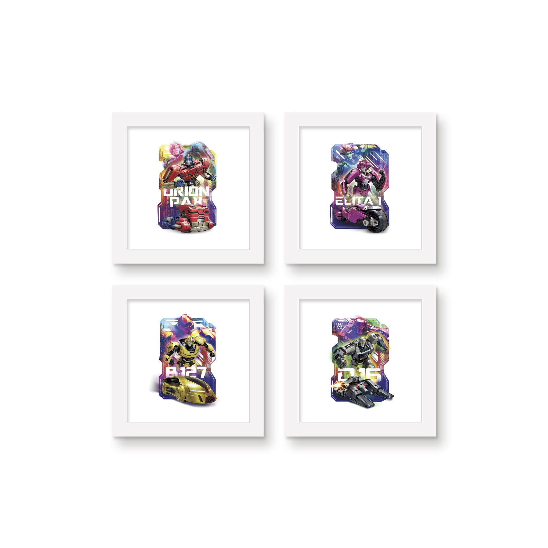 Gallery Pops Transformers One - Autobot Cybertron Wall Art Bundle (4 ...