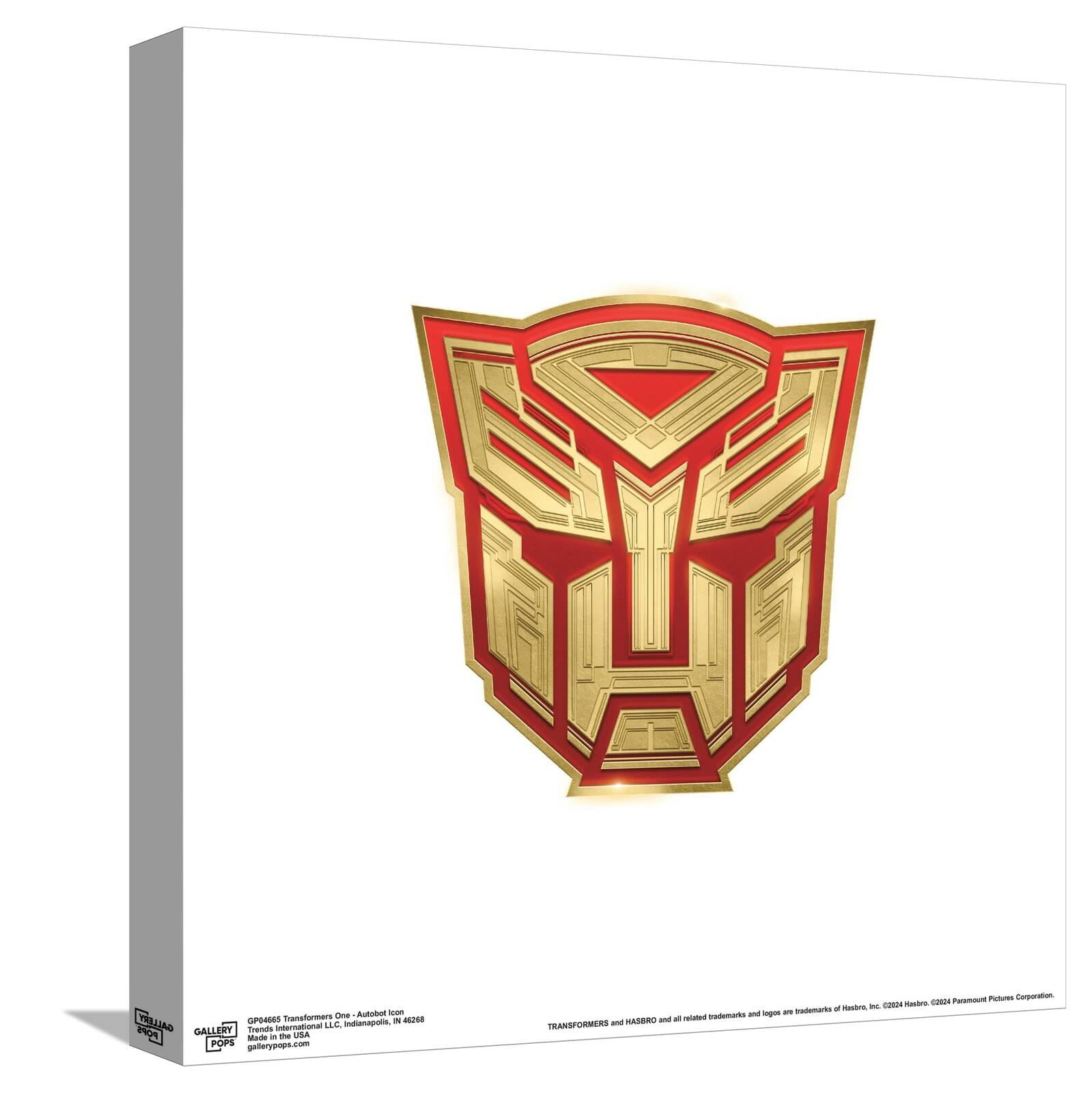 Gallery Pops Transformers One - Autobot Icon Canvas Wall Art, Unframed ...