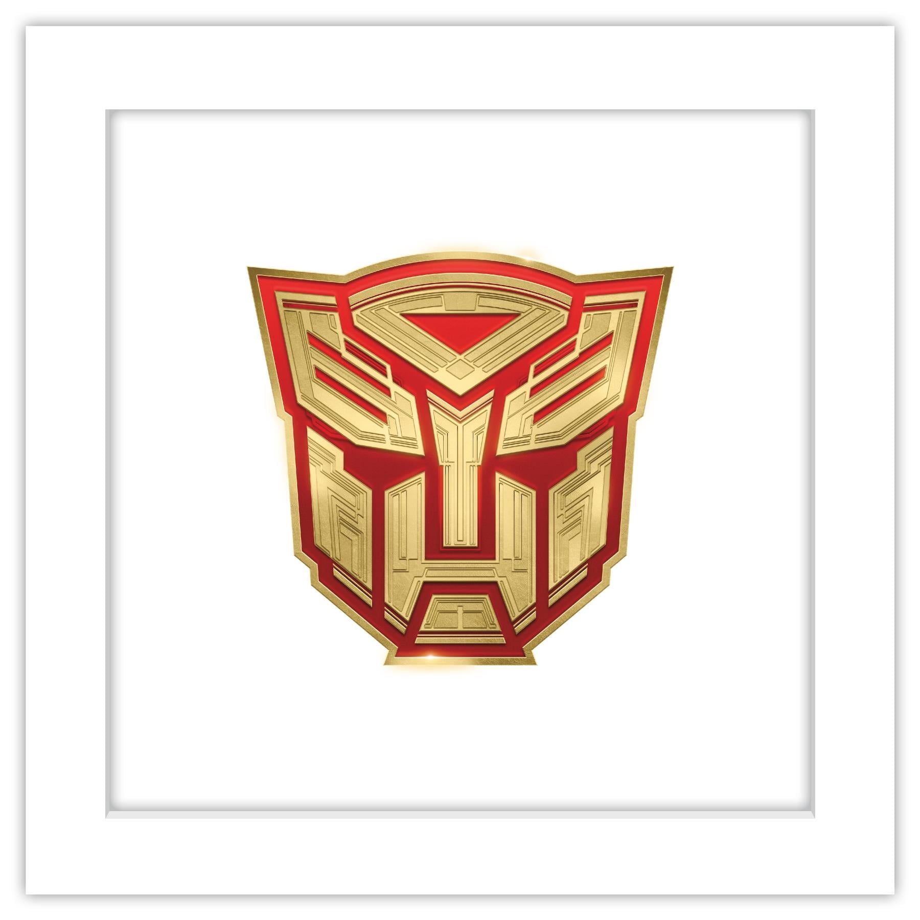 Gallery Pops Transformers One - Autobot Icon Wall Art, White Framed ...